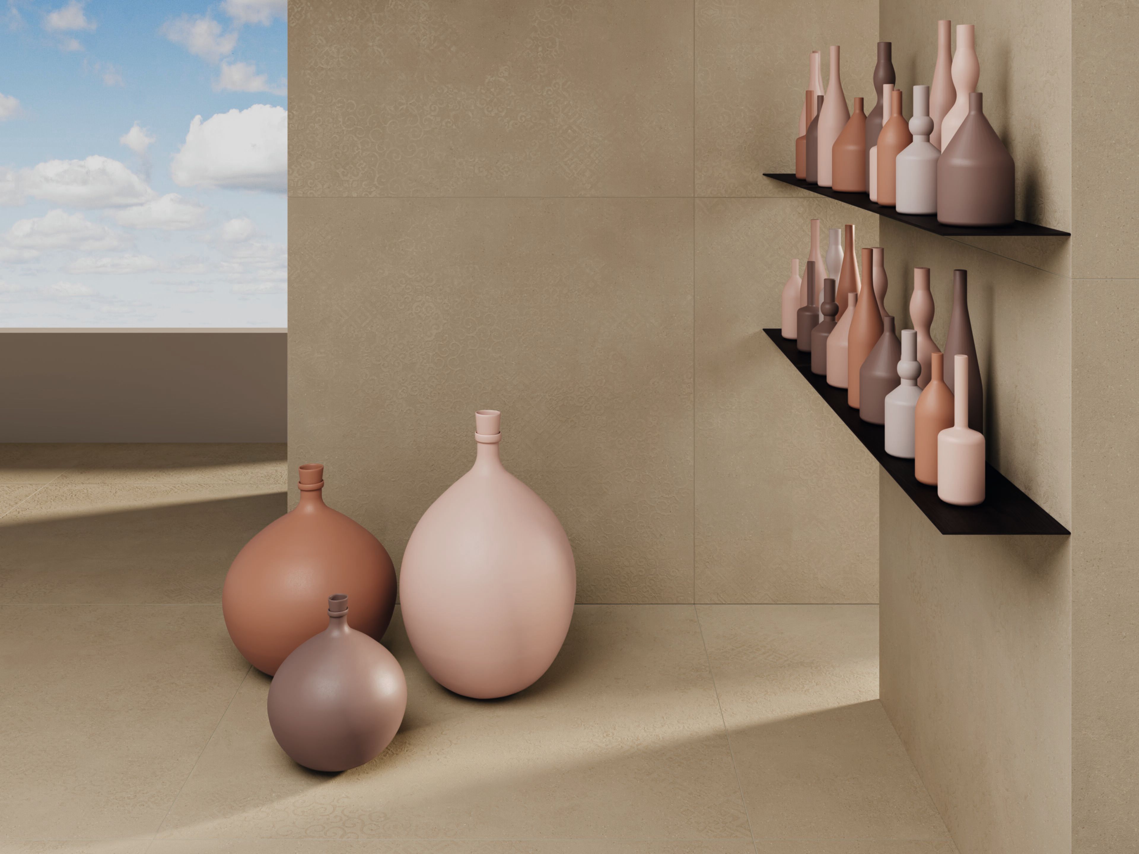 MORGANA S Full-body porcelain stoneware wall/floor tiles By Leonardo