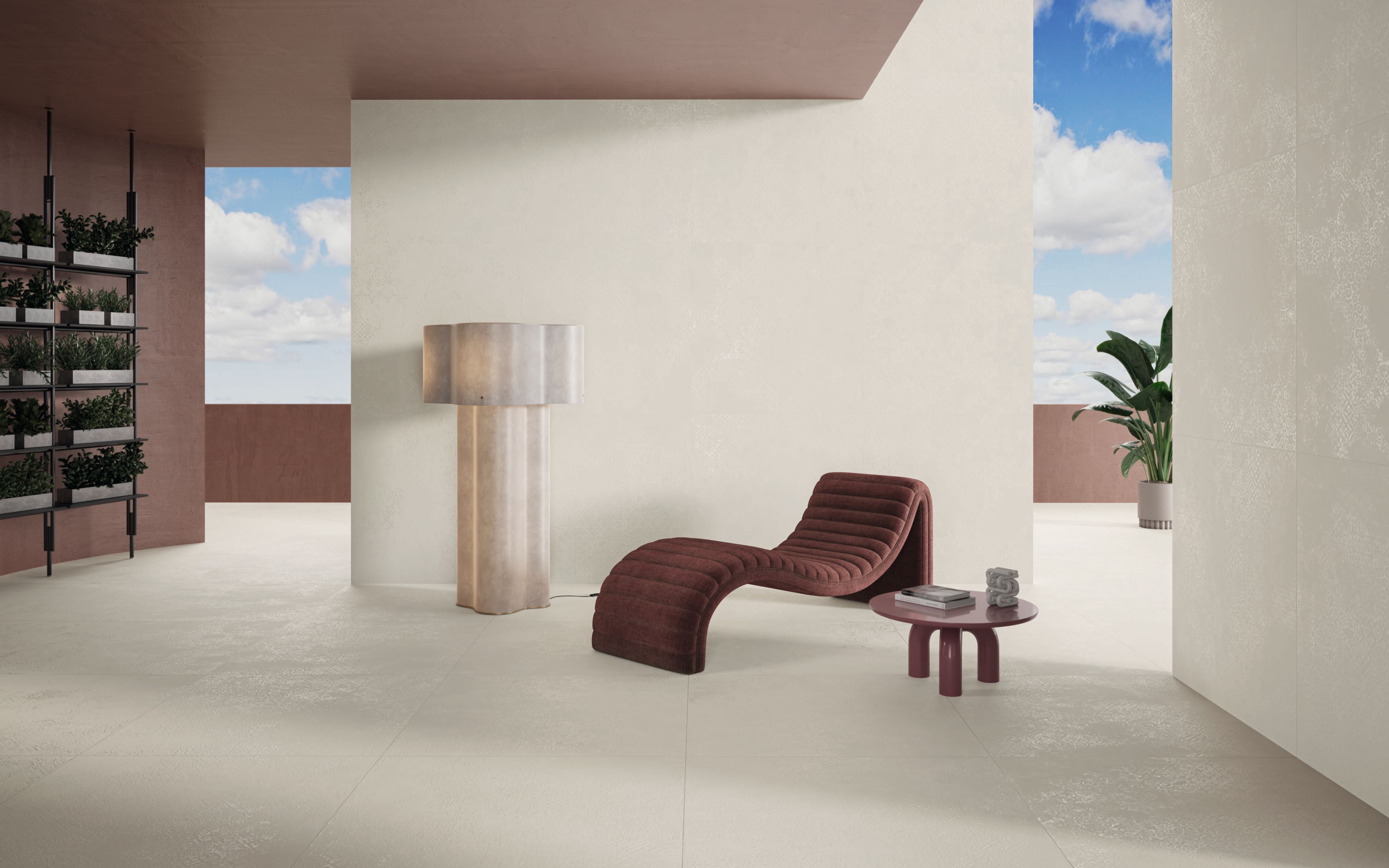 MORGANA W Full-body porcelain stoneware wall/floor tiles By Leonardo