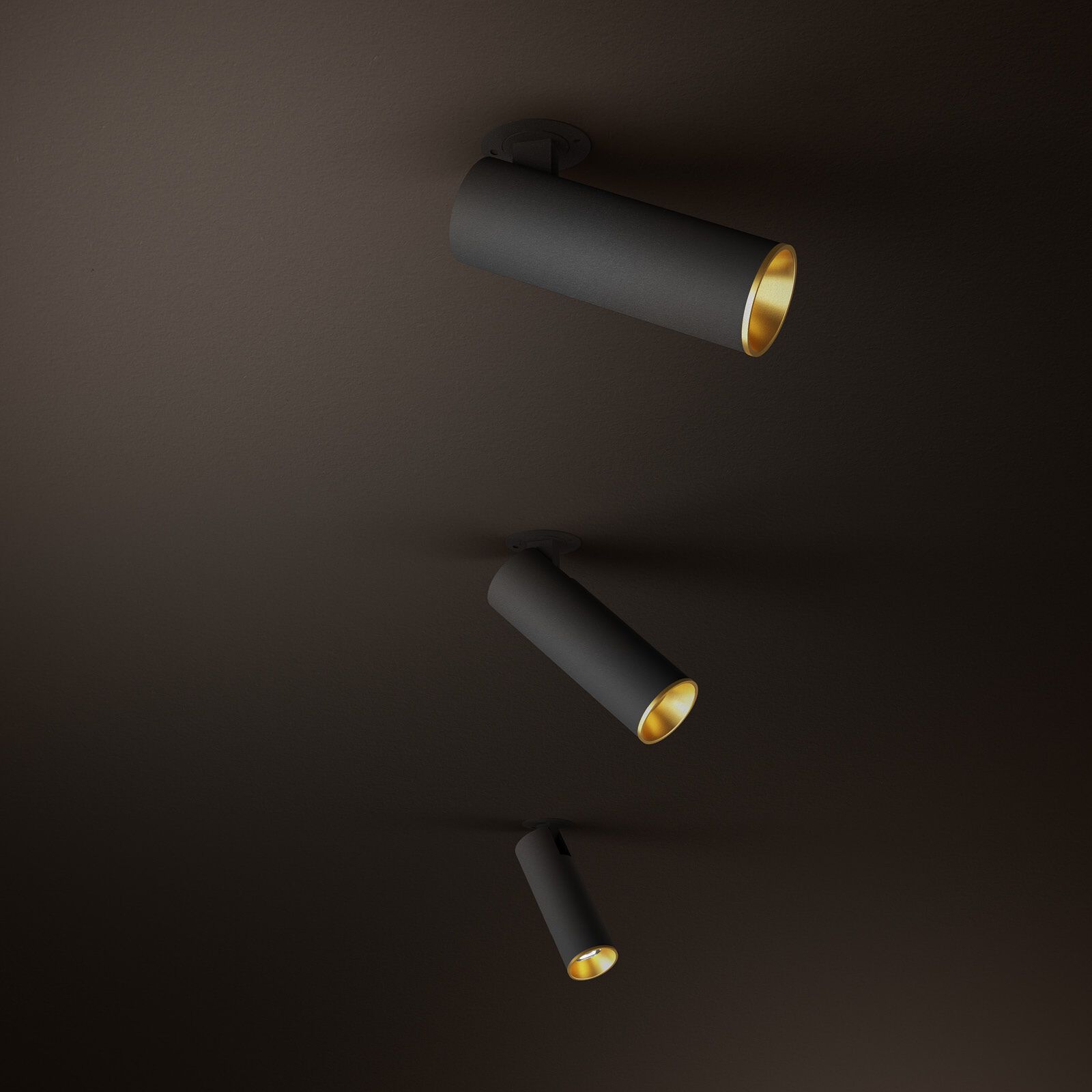 GYPSUM COLORING POINT Ceiling adjustable LED spotlight By Linea Light Group