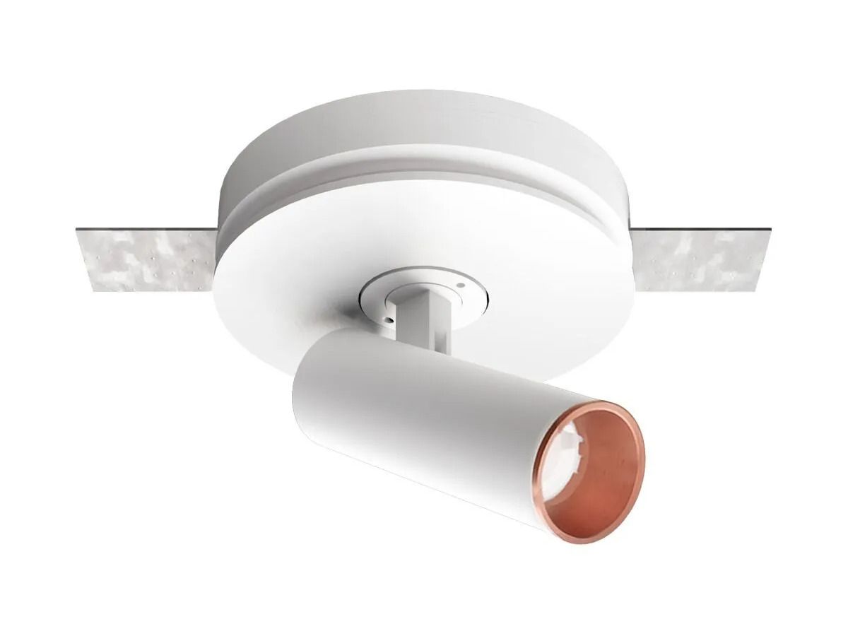 GYPSUM COLORING POINT Ceiling adjustable LED spotlight By Linea Light Group