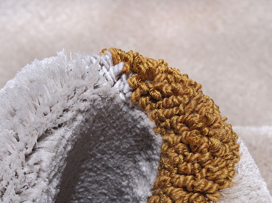 OVOID 004-F Custom wool and viscose rug By Loominology