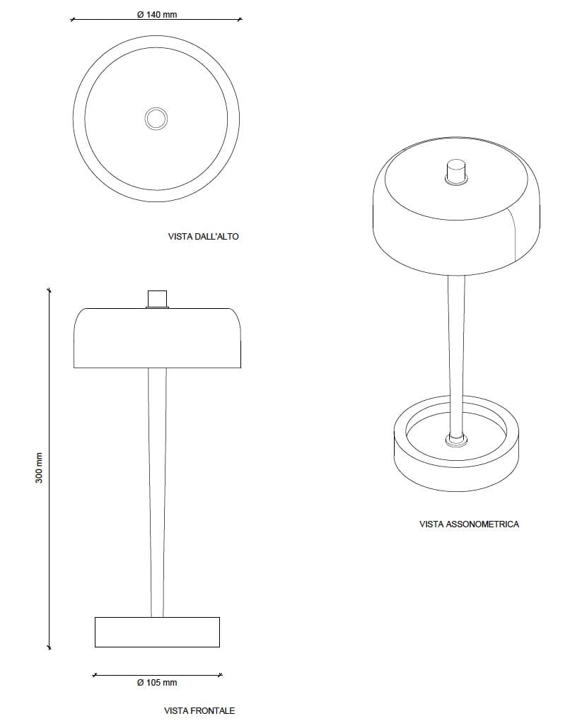 GRACE Table lamp By Lumere