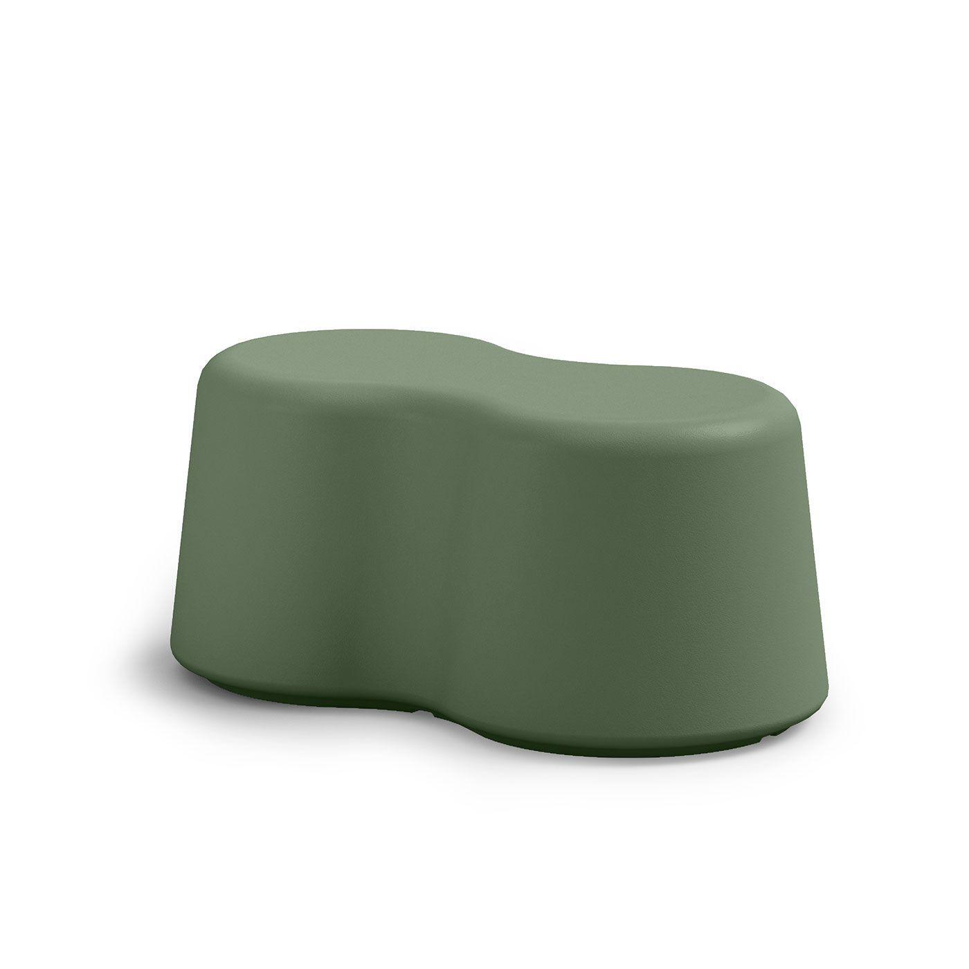 PEANUTS Polyethylene garden bench By Lyxo Design | design Simone Micheli