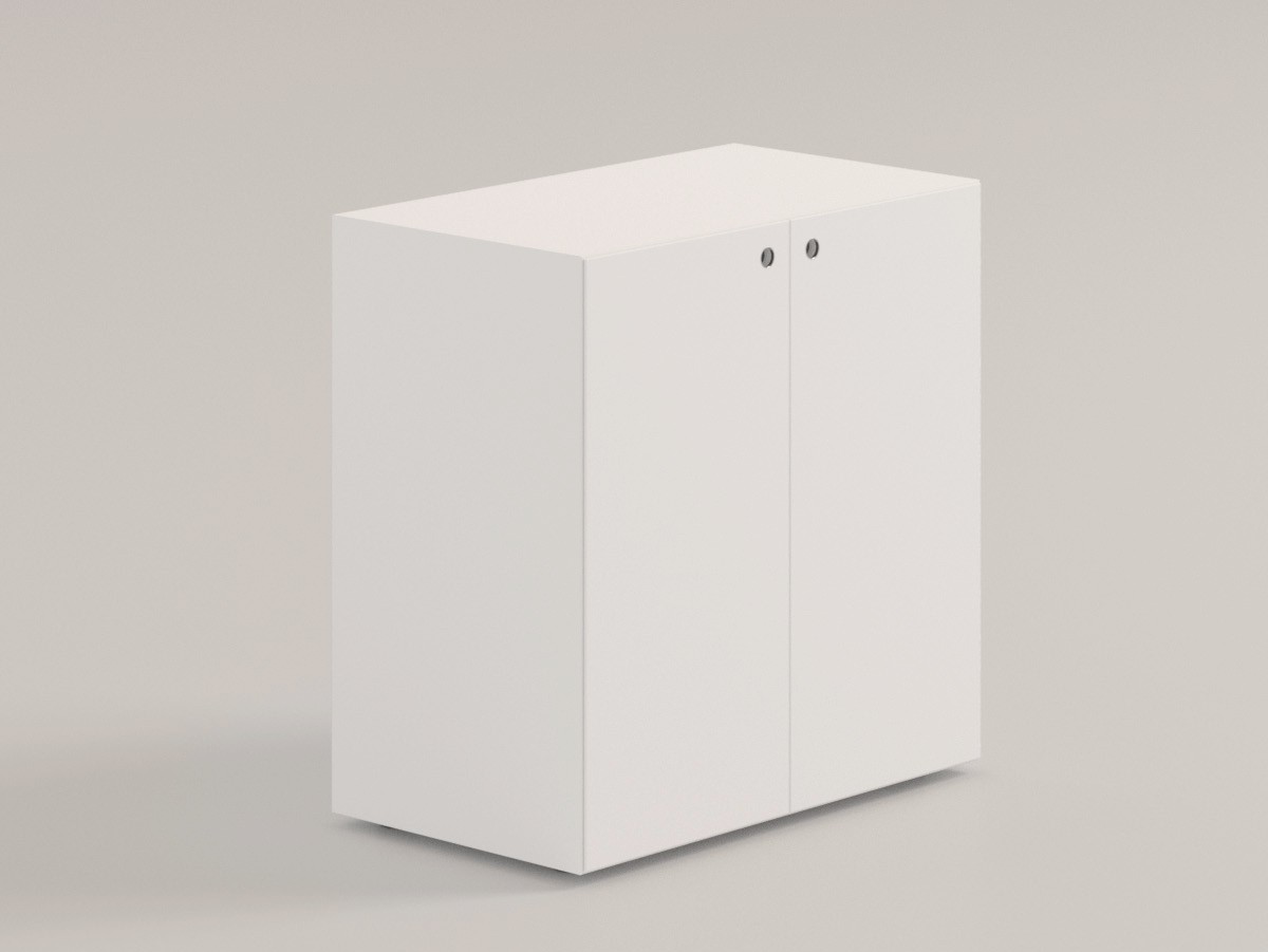 MÈTA Office storage unit with hinged doors By FANTONI