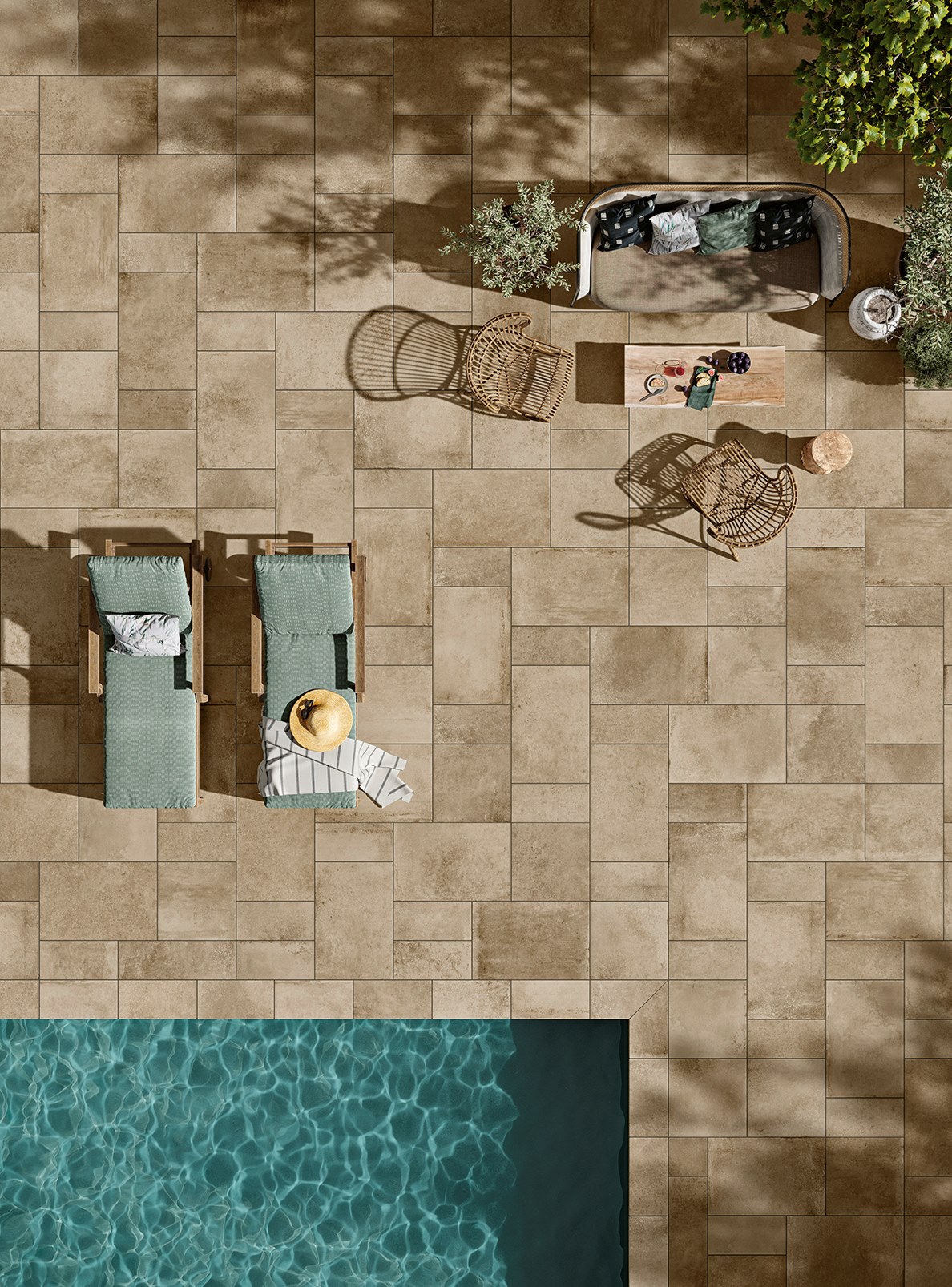MÉMORABLE Porcelain stoneware wall/floor tiles with stone effect By ...