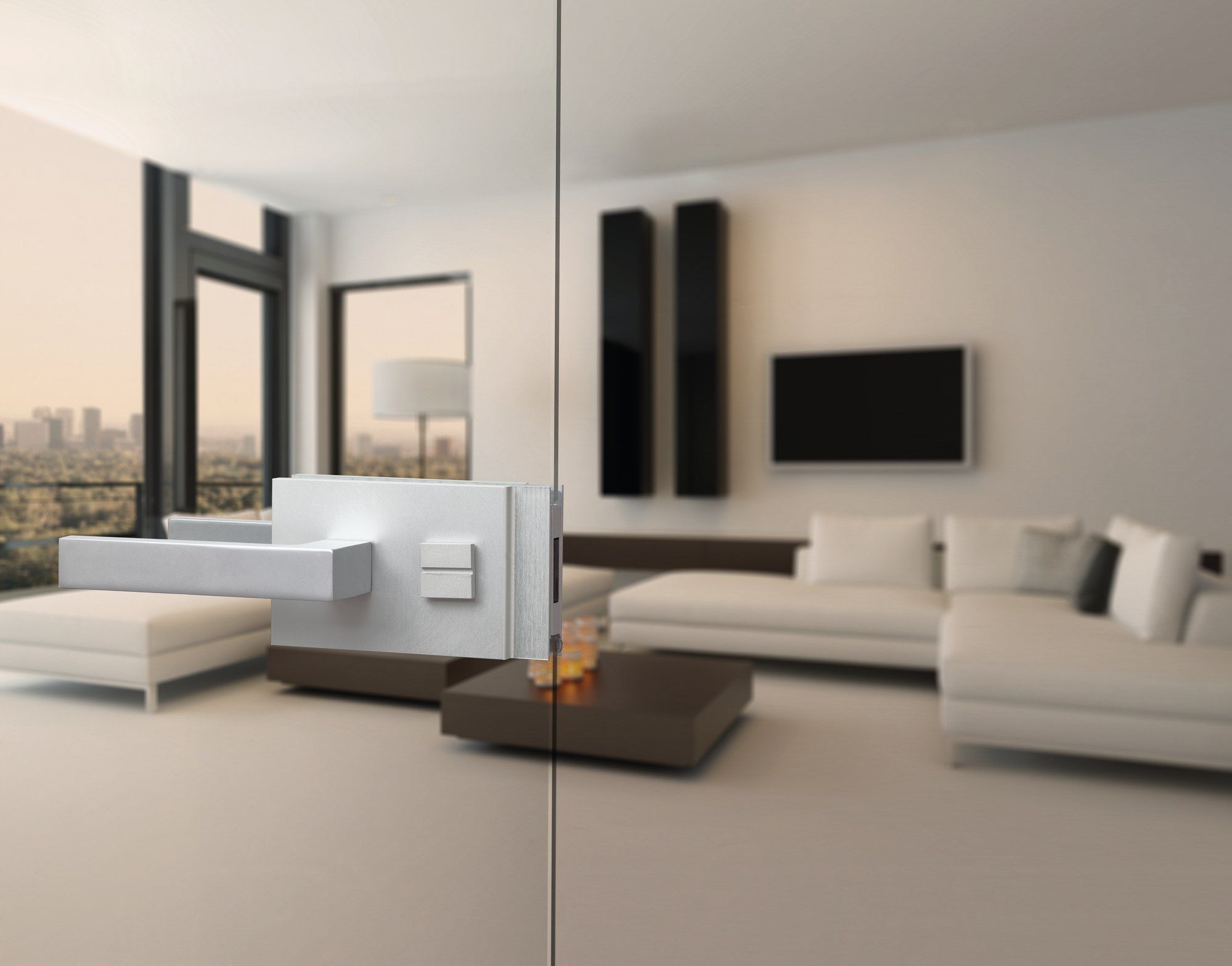 M-LOCK GO Magnetic glass door lock By GFS ITALIAN INNOVATIVE GLASS FIXING