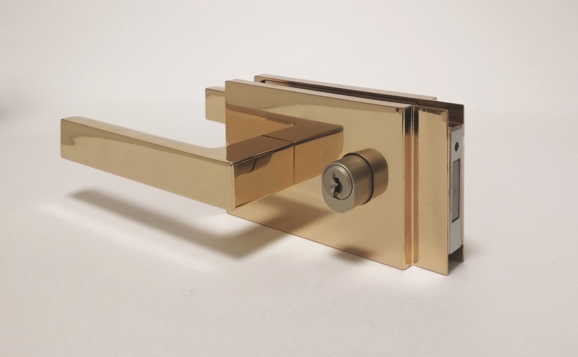 Magnetic glass door lock M-LOCK STOP By GFS ITALIAN INNOVATIVE GLASS FIXING