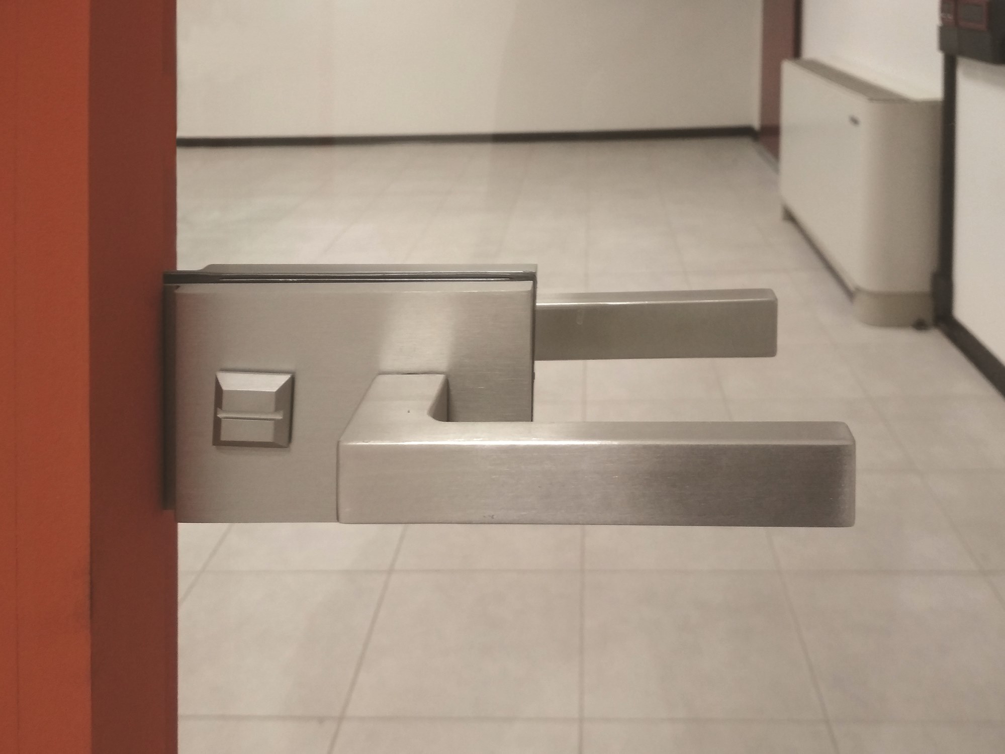 Magnetic glass door lock M-LOCK STOP By GFS ITALIAN INNOVATIVE GLASS FIXING