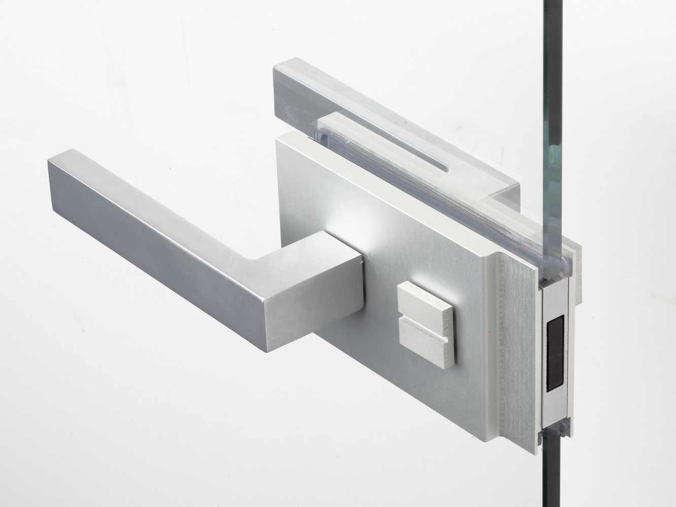 Magnetic glass door lock M-LOCK STOP By GFS ITALIAN INNOVATIVE GLASS FIXING
