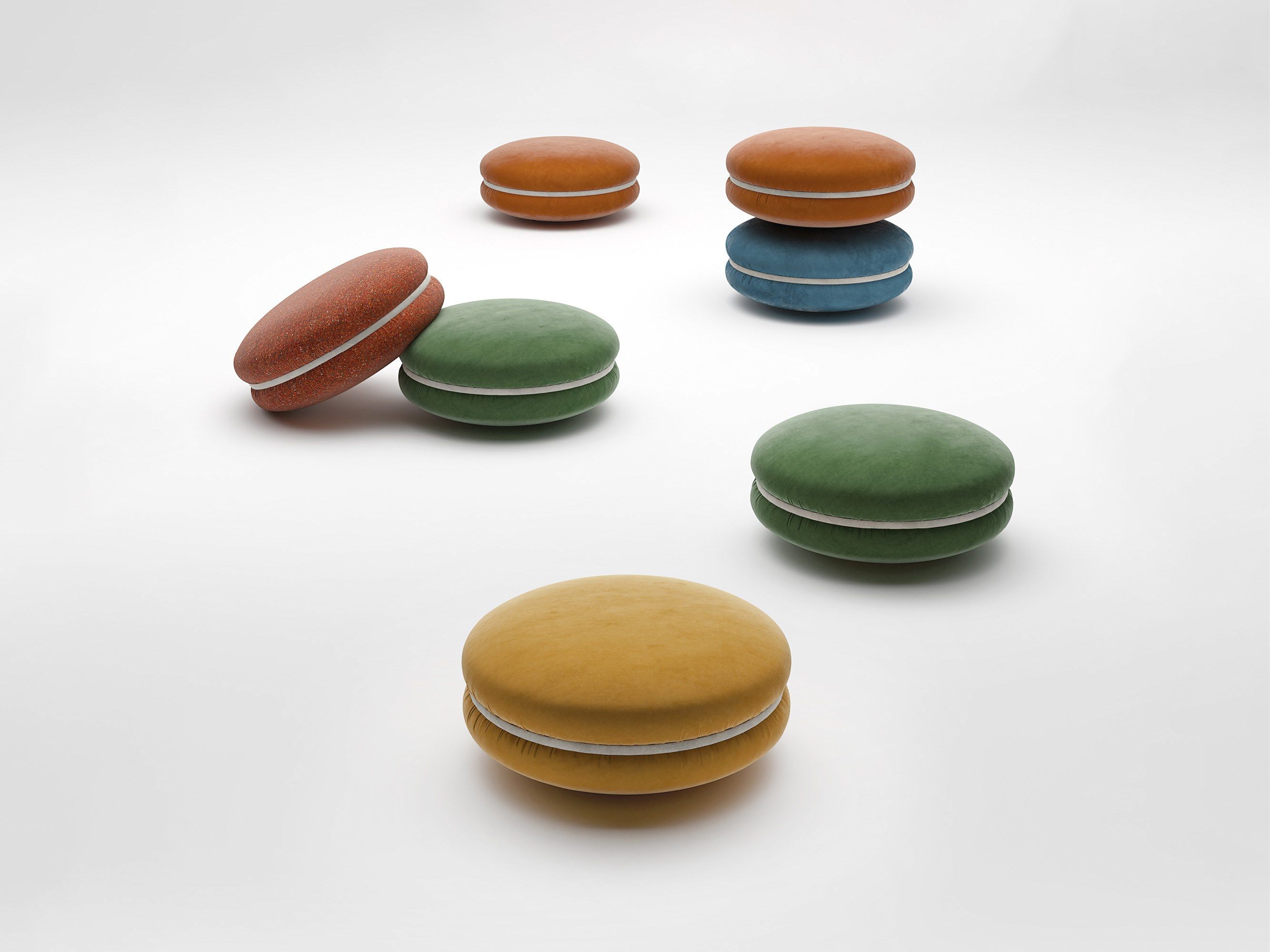 MACARON Pouf By INNOVA Imbottiti