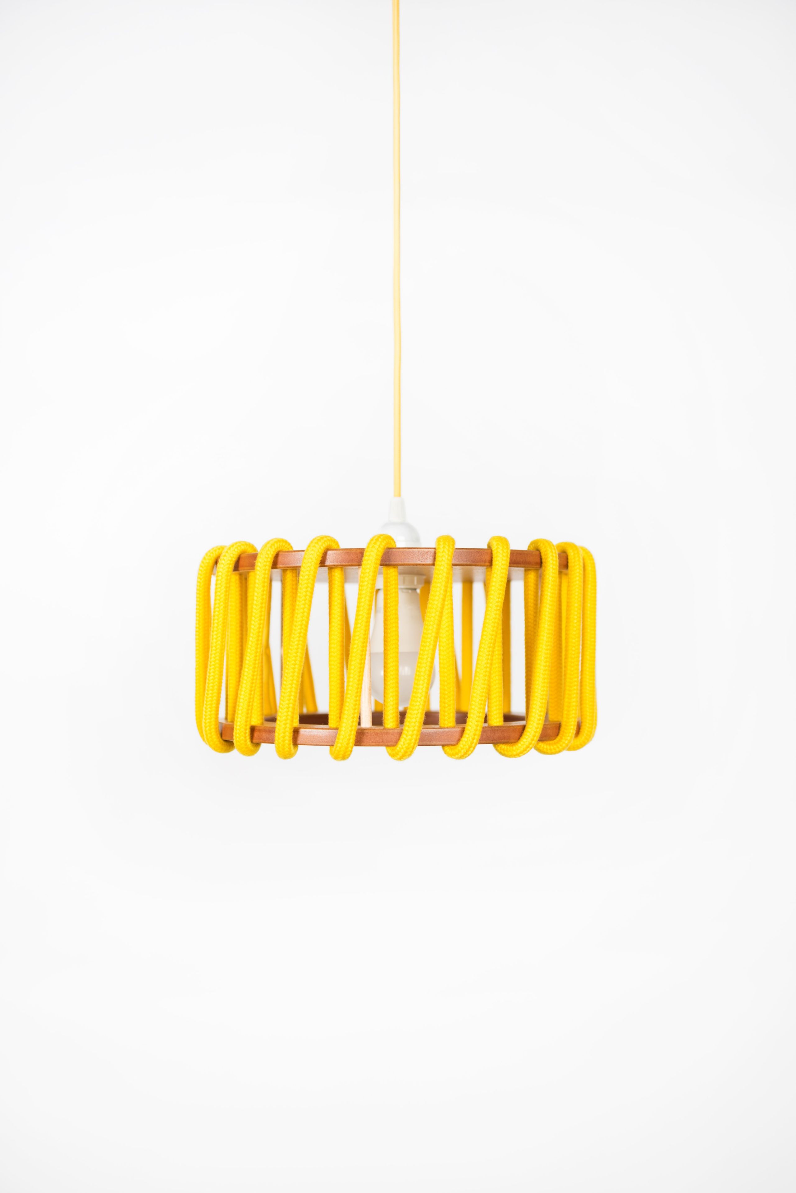 MACARON Rope pendant lamp By EMKO | design Silvia Ceñal