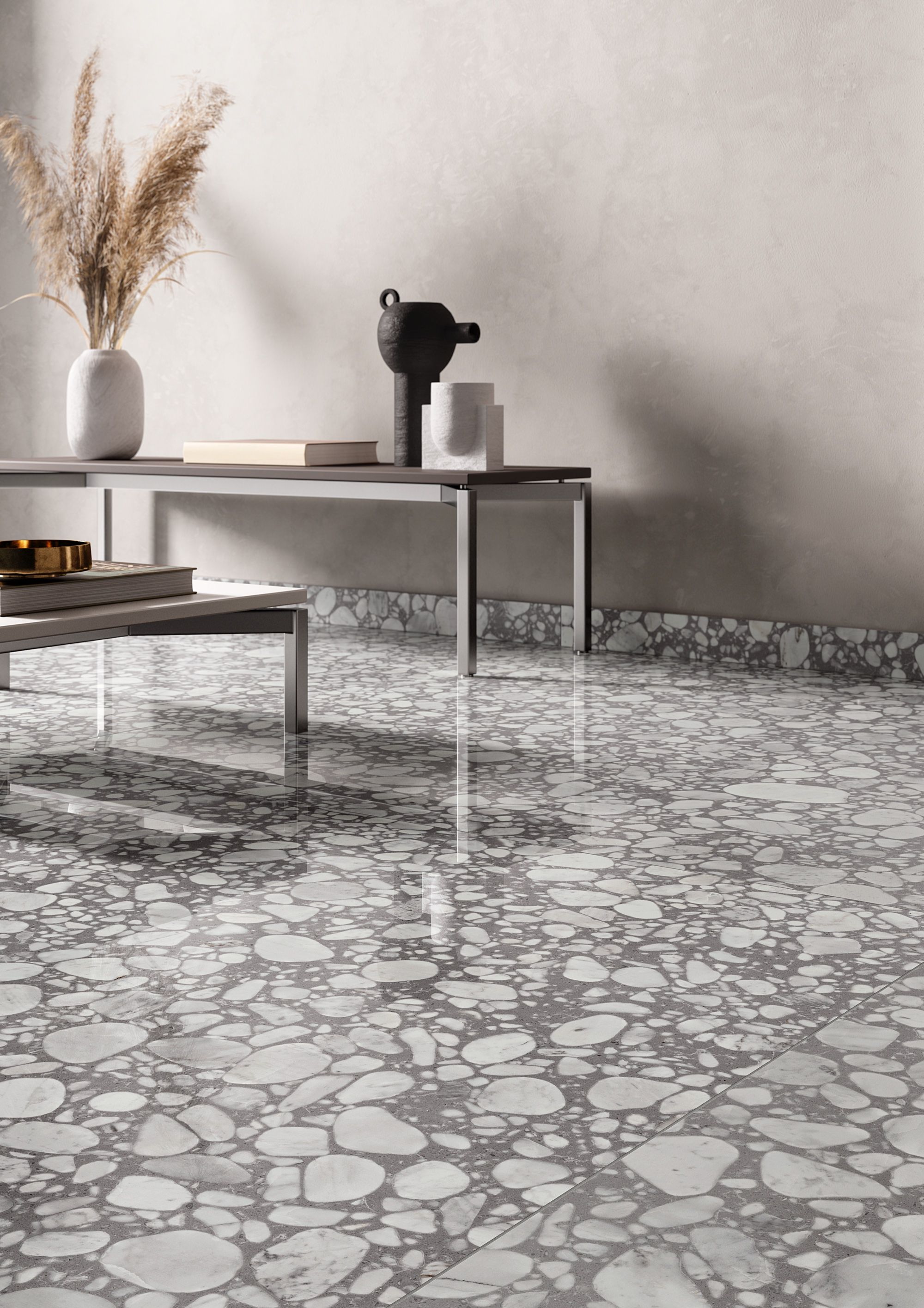 Porcelain stoneware wall/floor tiles terrazzo effect MACRO By ...