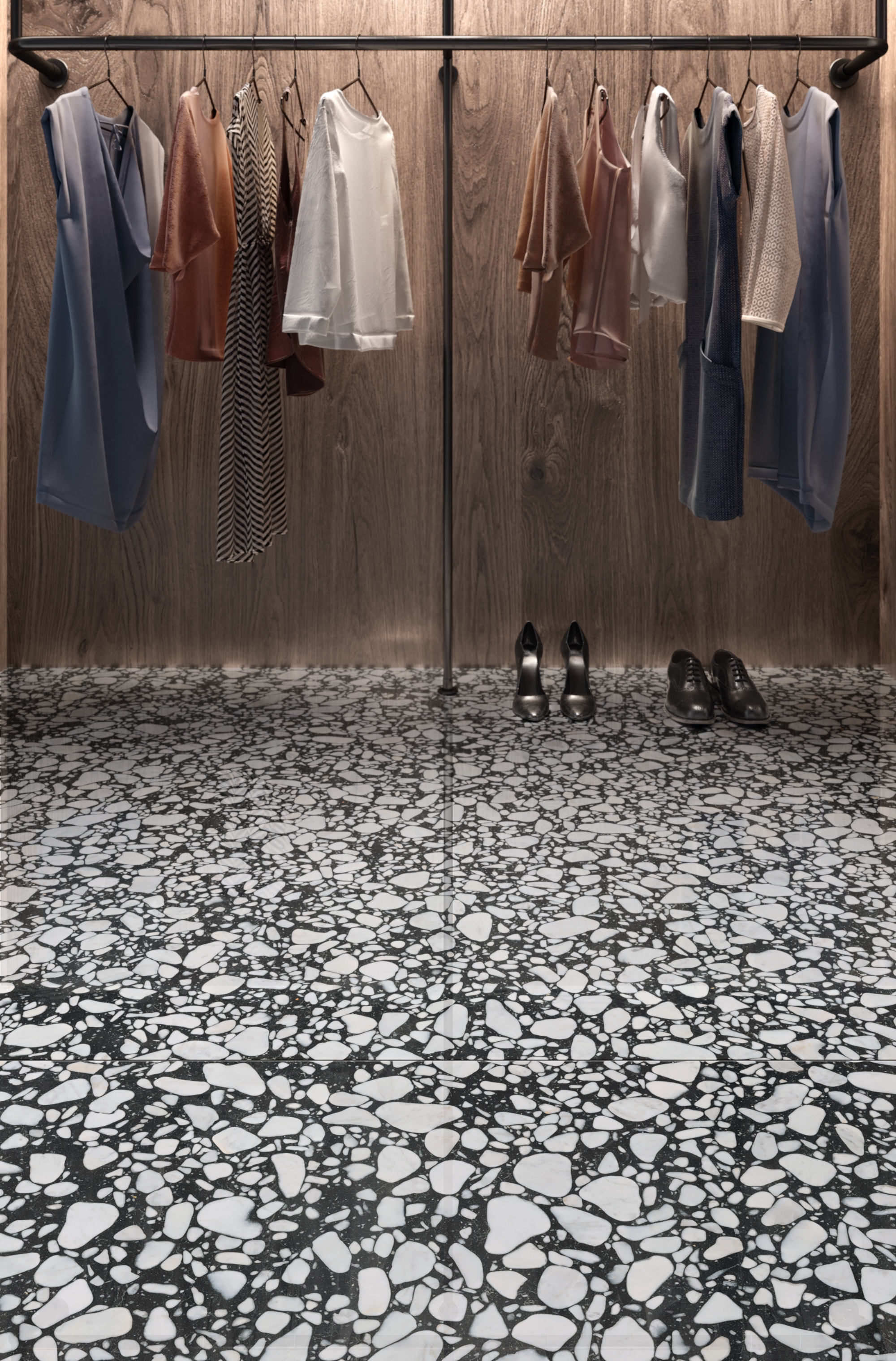 Porcelain stoneware wall/floor tiles terrazzo effect MACRO By ...