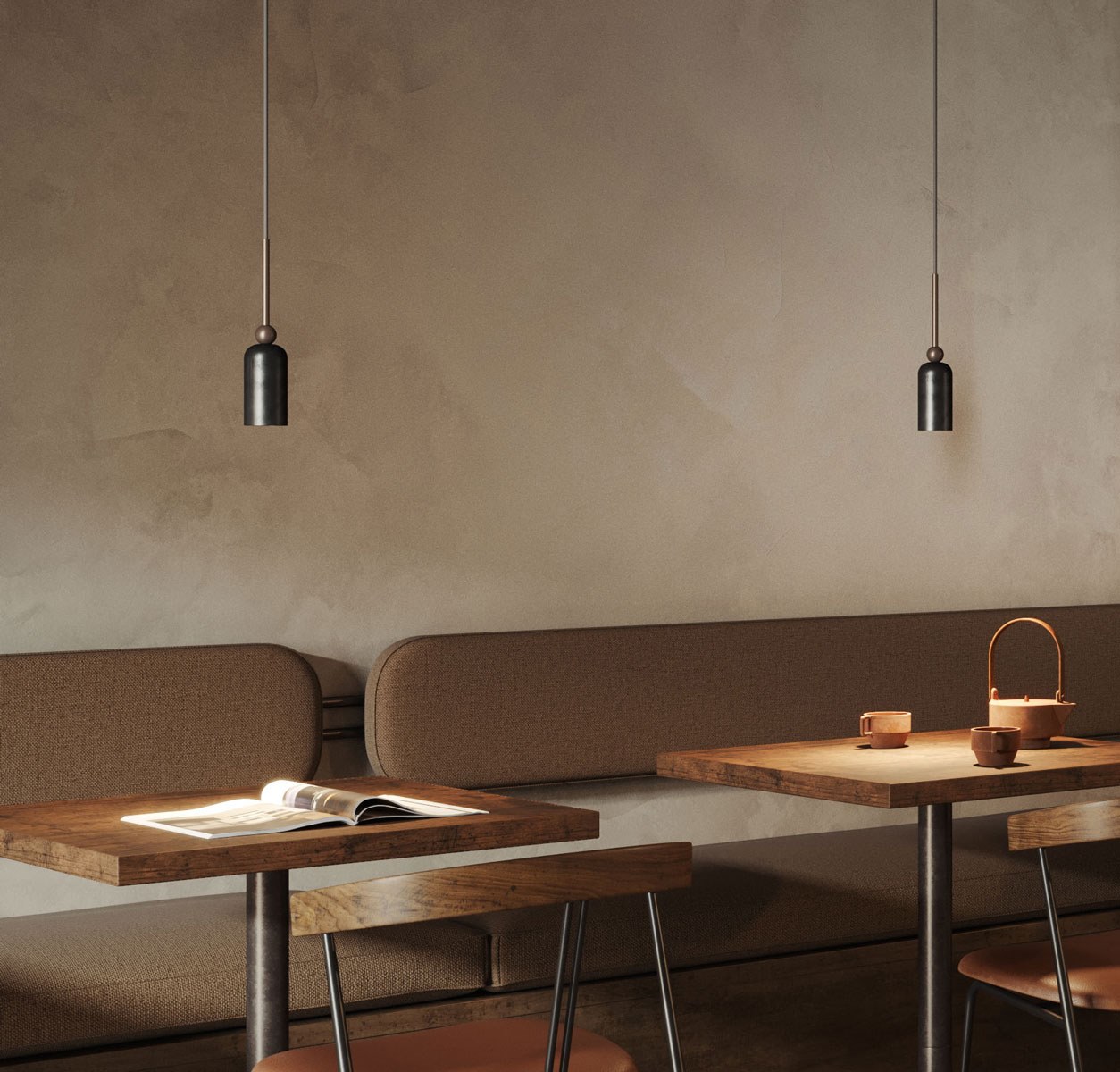 MADAME 288.01 Metal pendant lamp By Il Fanale | design DT Studio