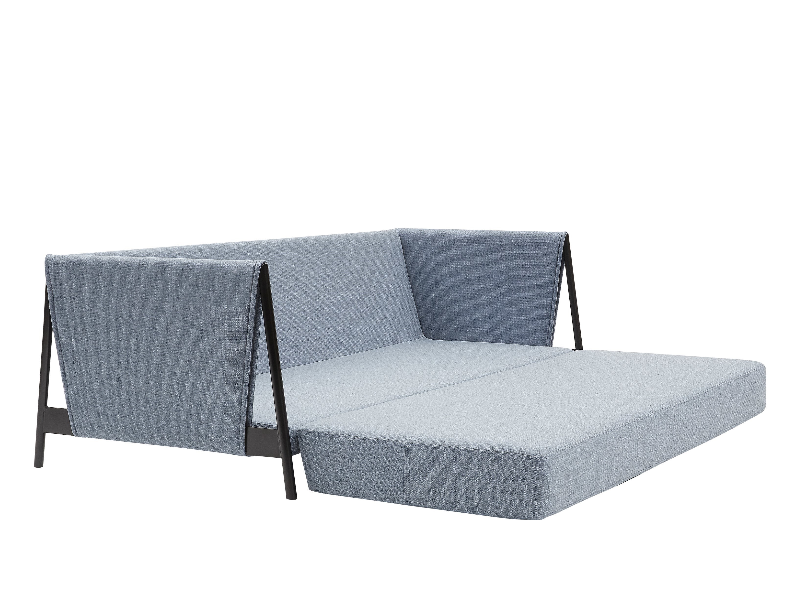 Fabric sofa bed MADISON By SOFTLINE design Müller & Wulff