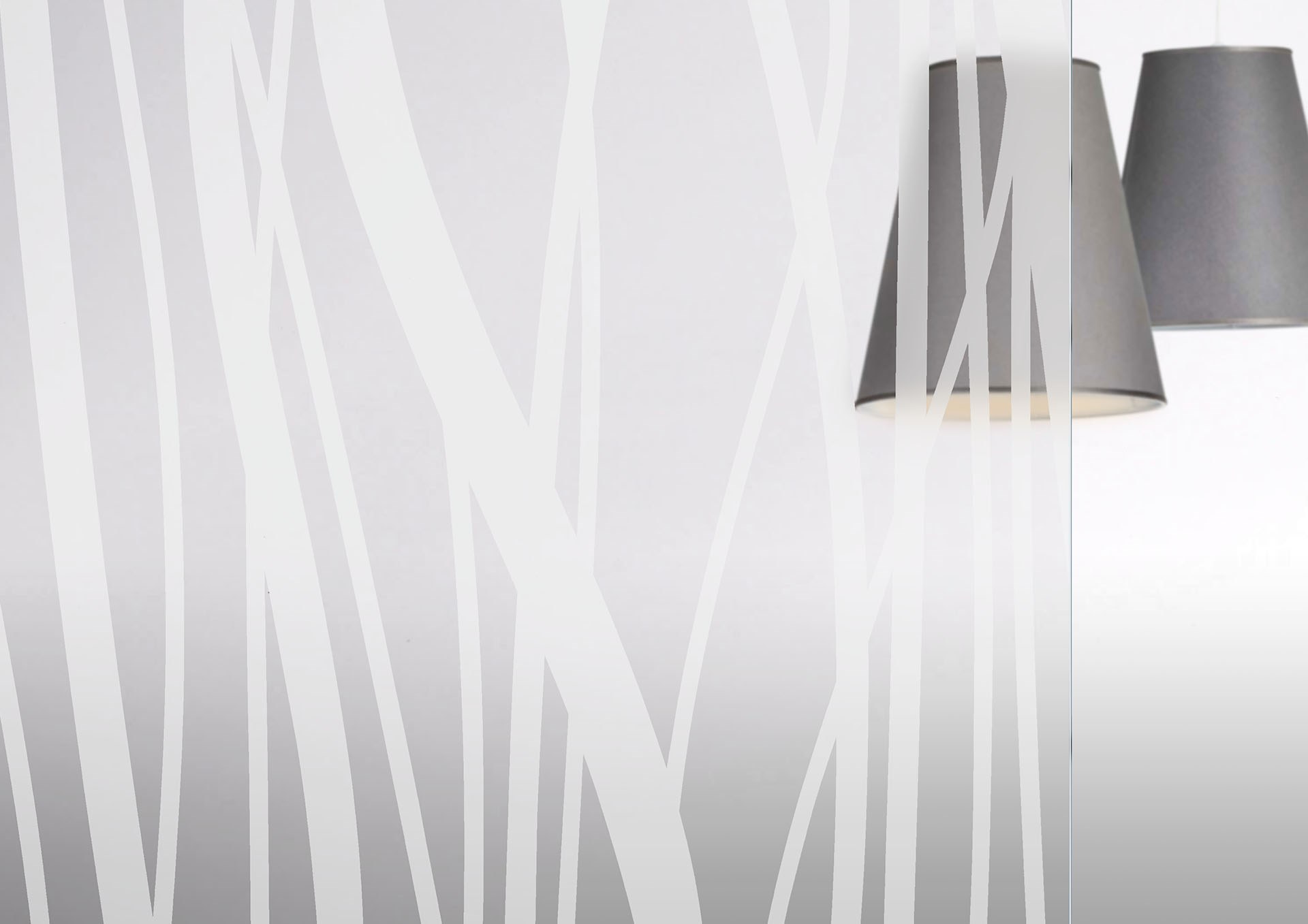 Vetro satinato e decorato per pareti doccia MADRAS® FILI MATE' - Madras ...