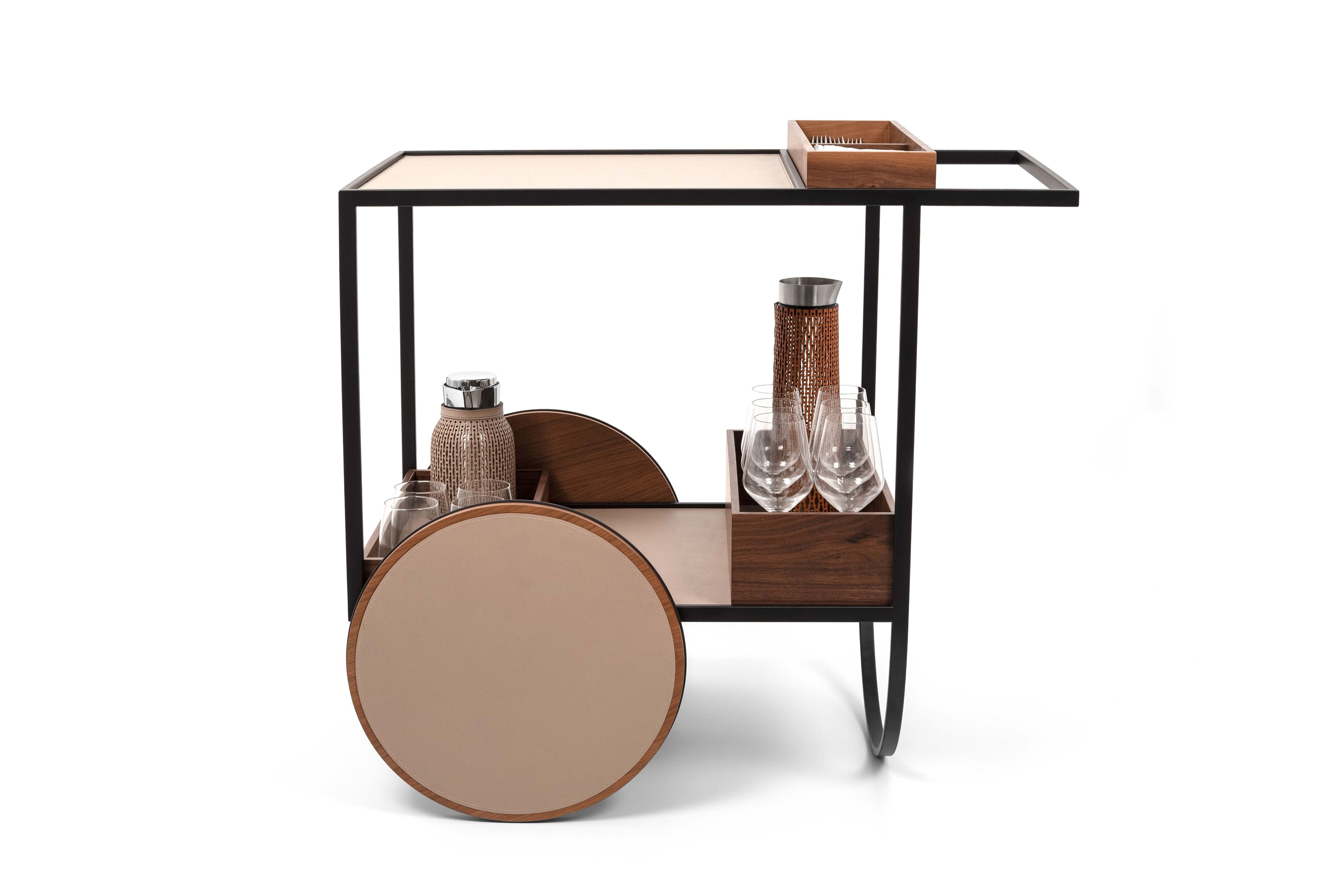 MAGENTA Food trolley By Pinetti