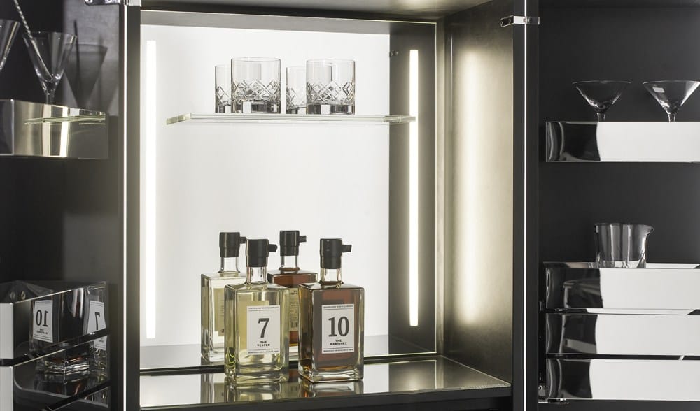 MAGIC CUBE BAR L Bar cabinet By YOMEI | design André Schelbach