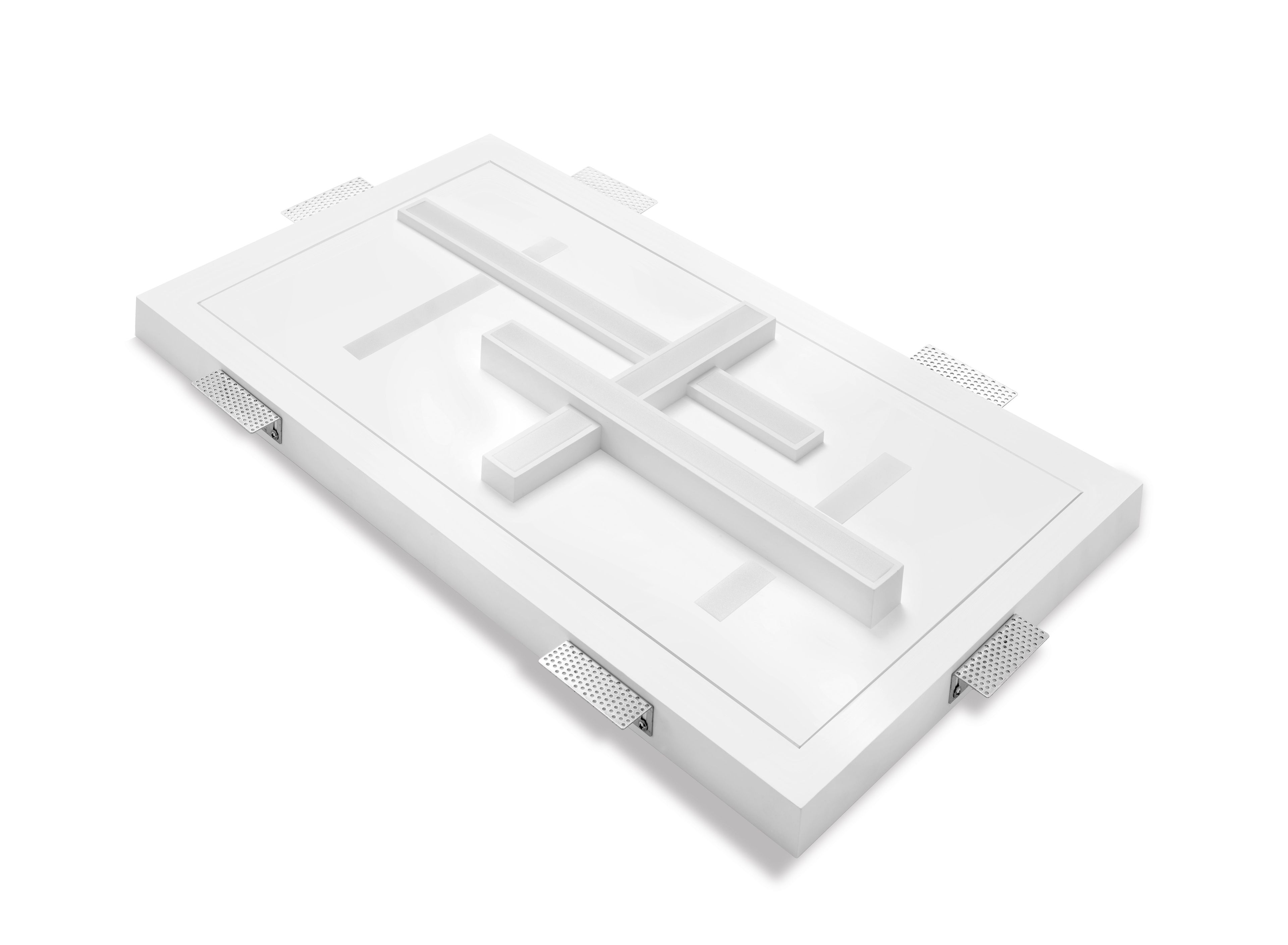 MAGNESIA | Semi-inset Lamp for false ceiling Magnesia Collection By ...