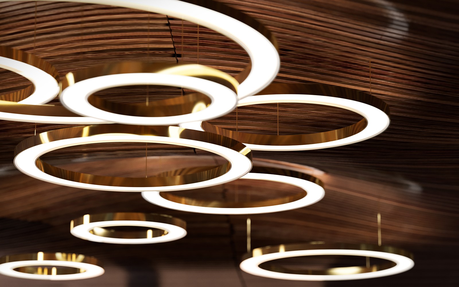 Handmade metal pendant lamp MAHLU By Cameron Design House