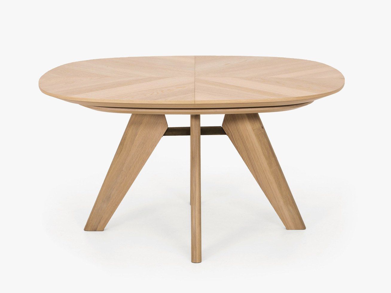 MAIDO SQUIRCLE Extending solid wood dining table By Anesis