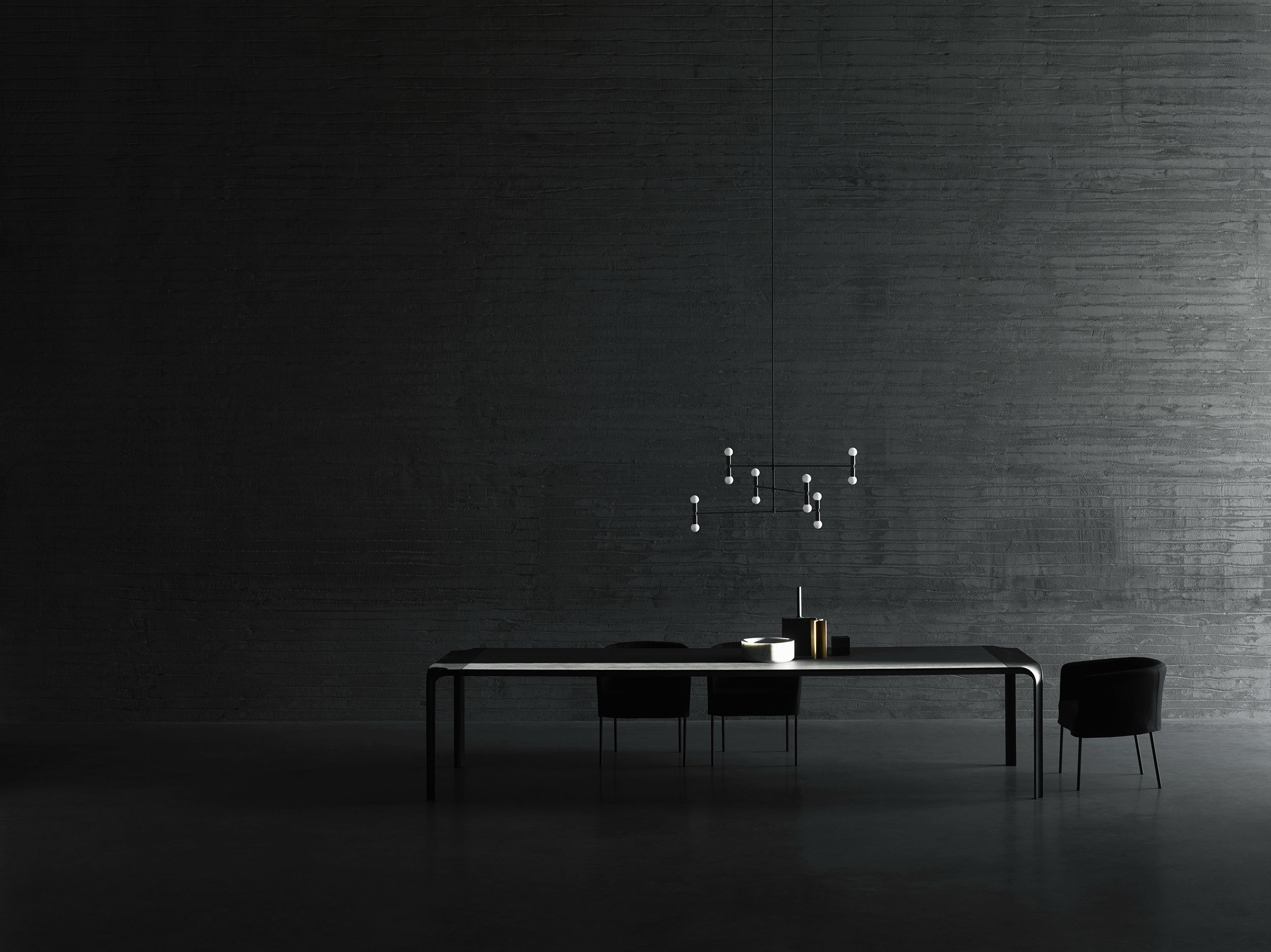 Leather chair with armrests MAJA D By Living Divani design Piero Lissoni