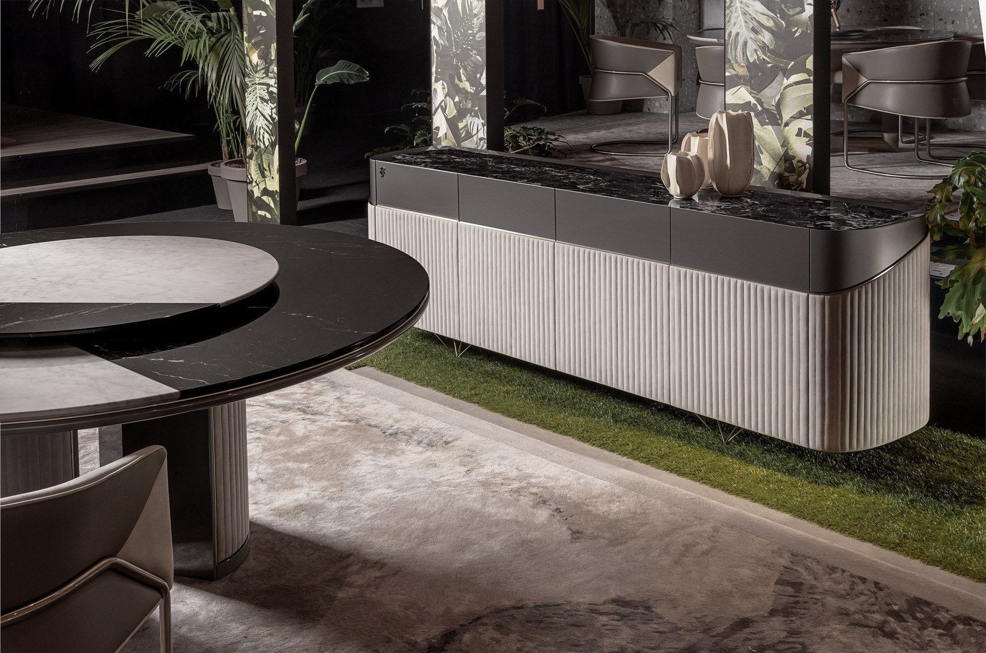 STARLIGHT Wooden sideboard with doors By Visionnaire