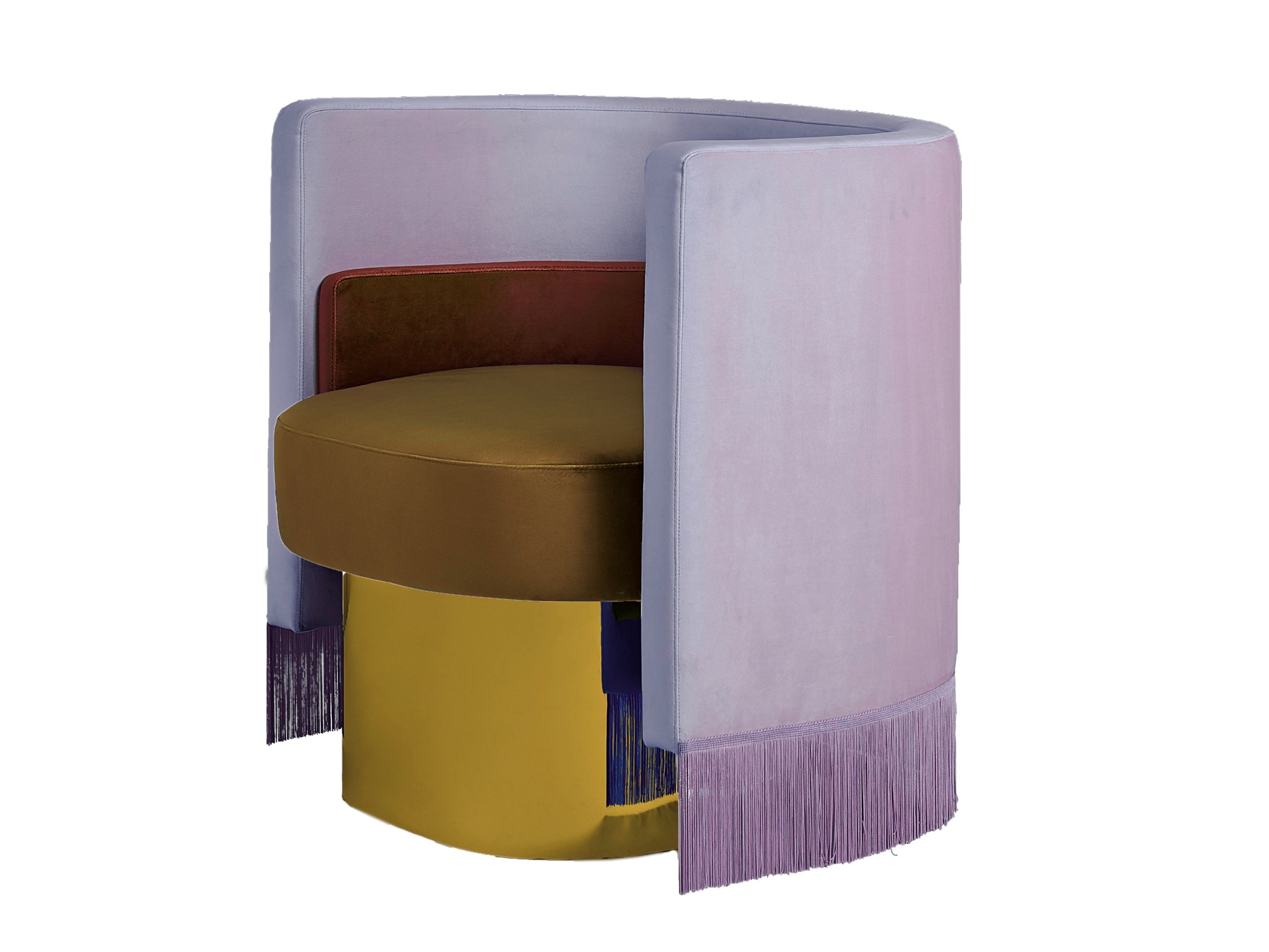 MAMBO Velvet armchair with armrests By Houtique | design Masquespacio