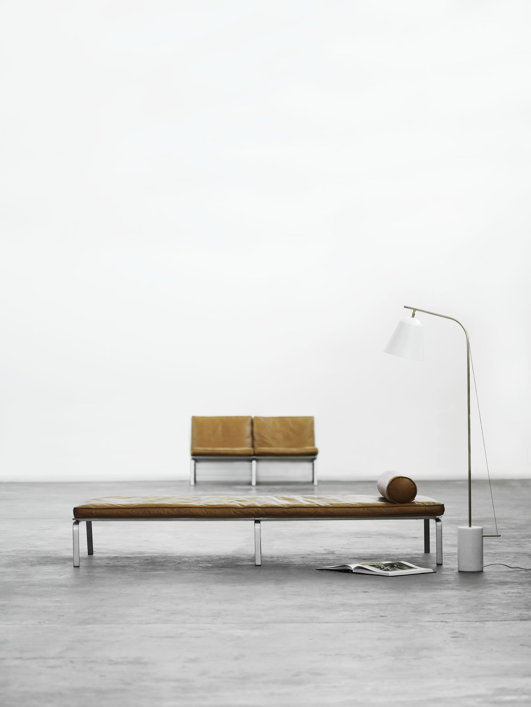 MAN Upholstered leather day bed By NORR11 | design Knut Bendik Humlevik ...