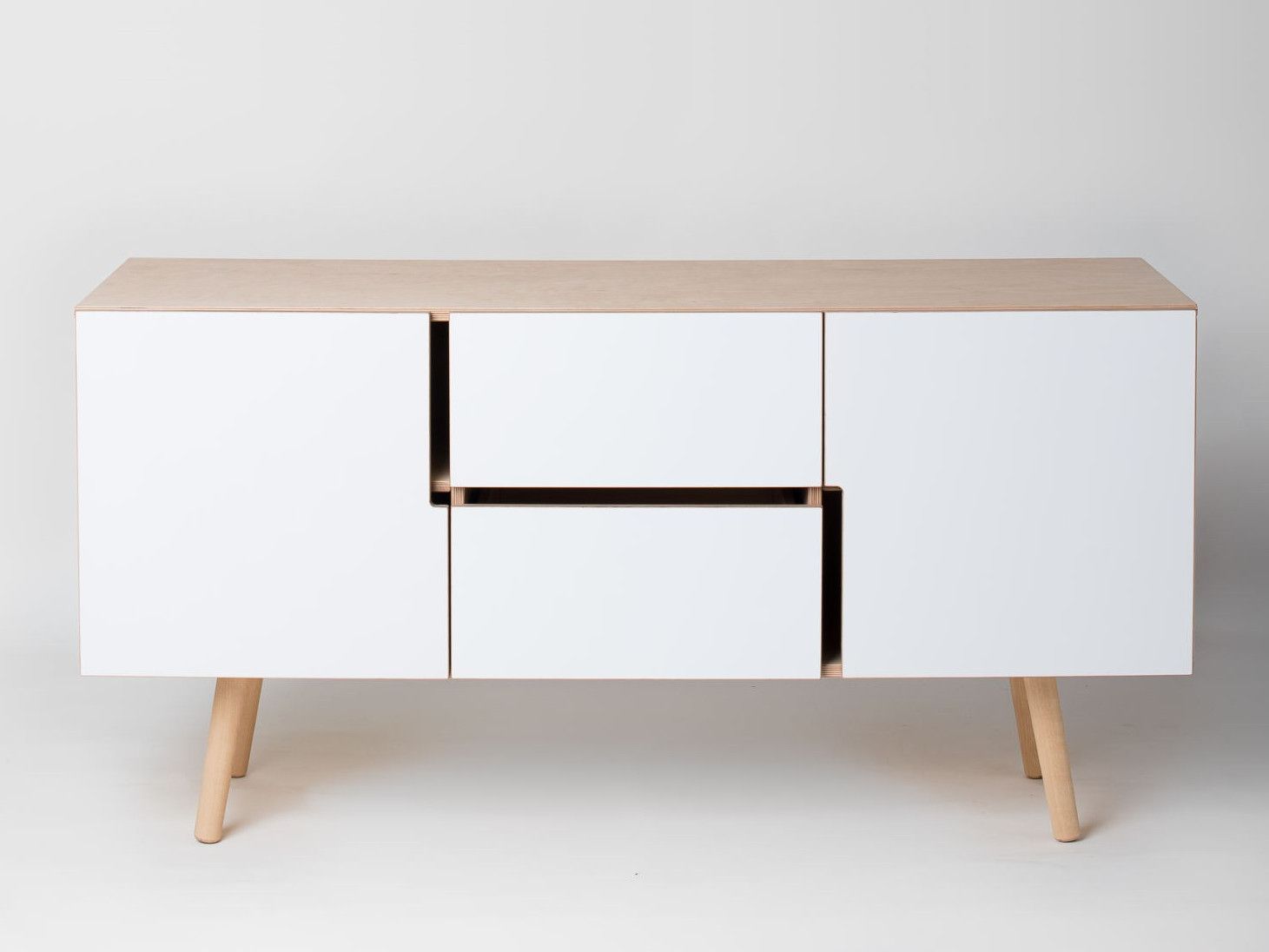 MAN | Multi-layer wood sideboard By Radis design Raul Abner