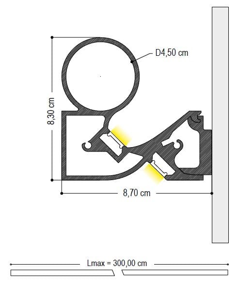 MANCORRENTE Corrimano By Design Luce
