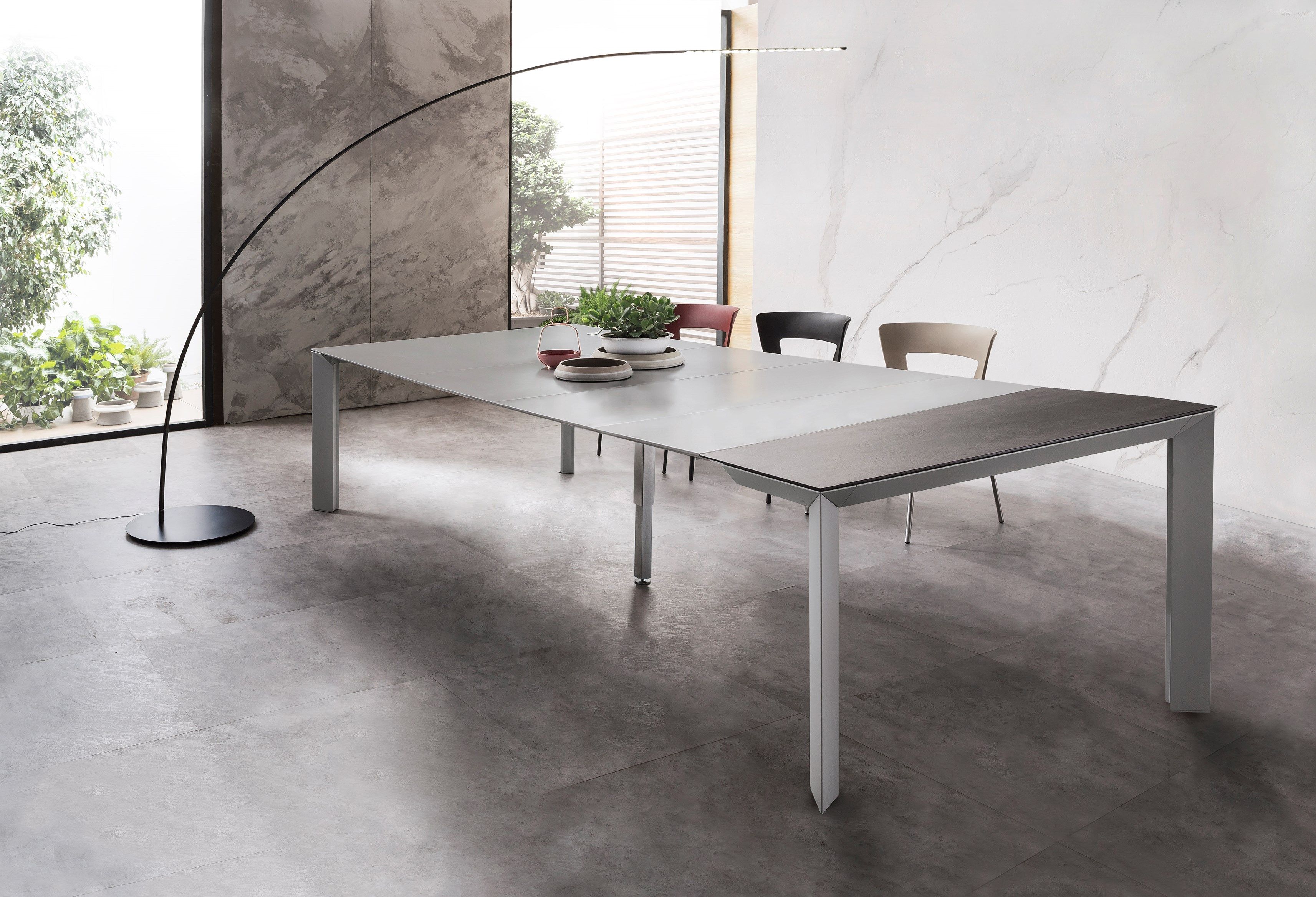 MANHATTAN | Ceramic console table By RIFLESSI