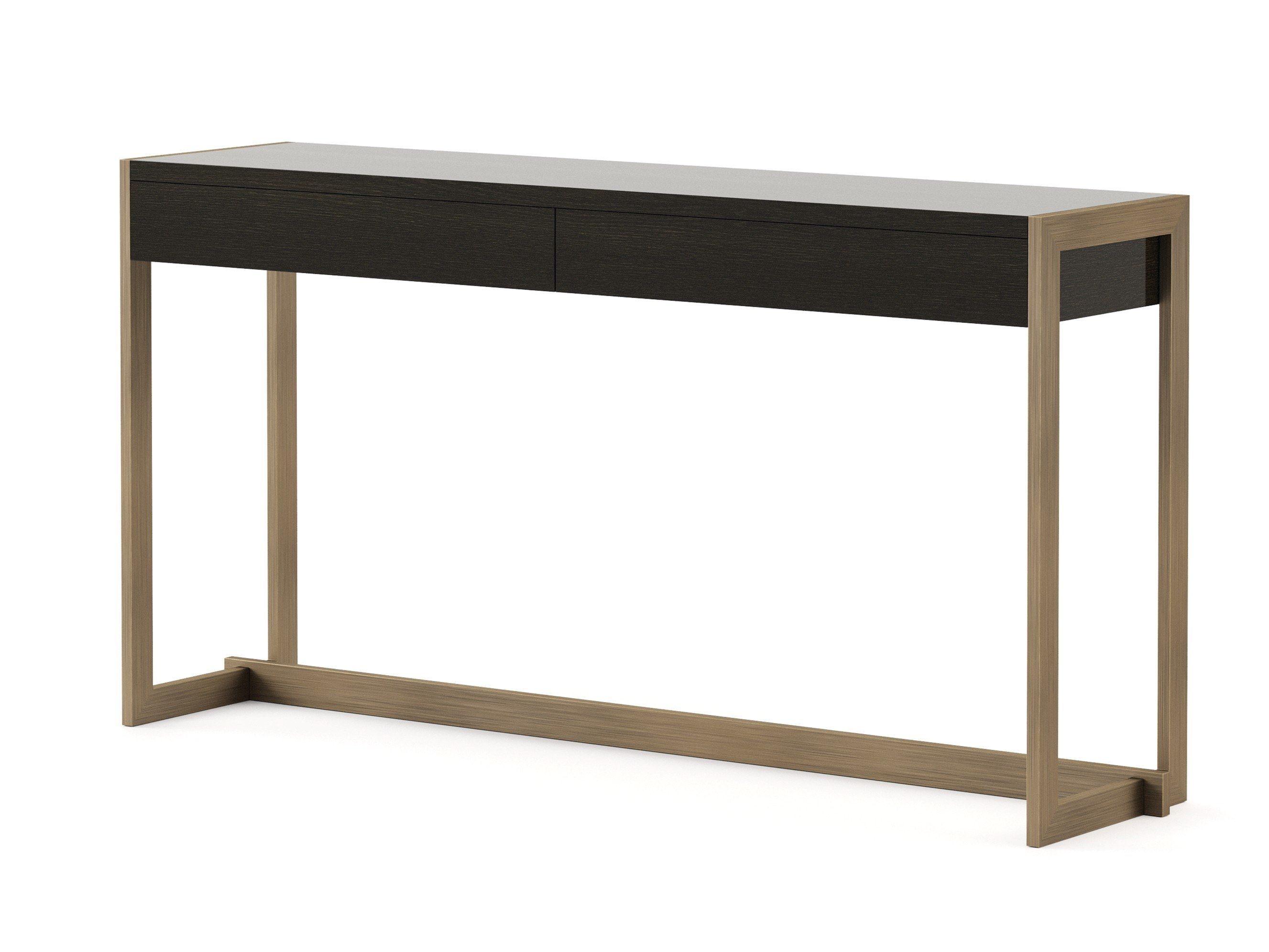 MANHATTAN Stainless steel and wood console table By Stylish Club ...