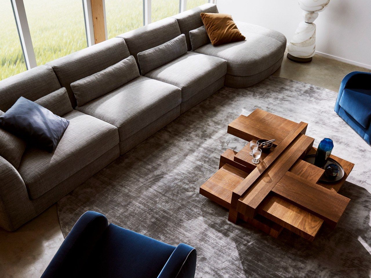 MANHATTAN Wooden coffee table By Linteloo | design Roderick Vos