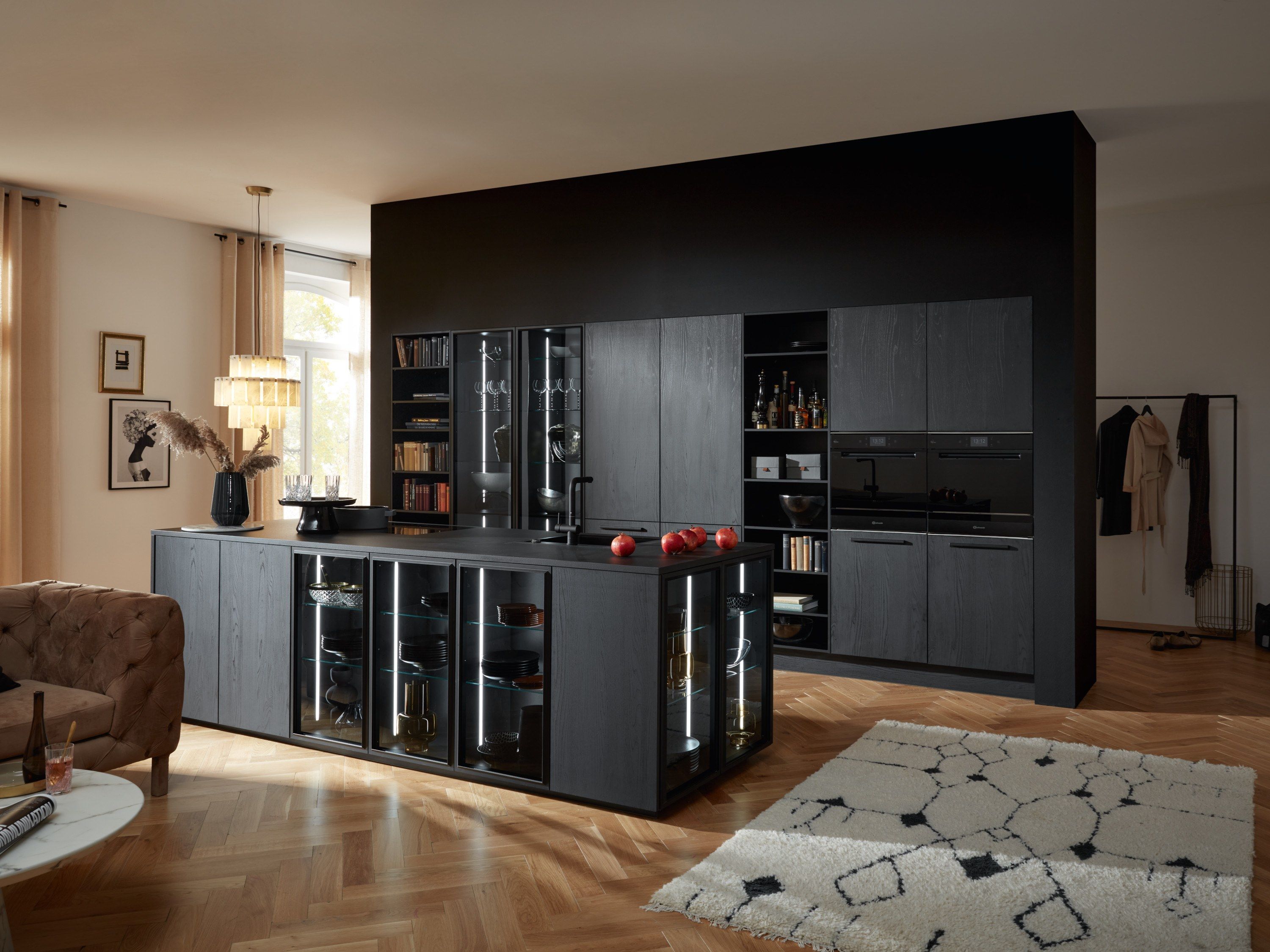 MANHATTAN OAK NERO kitchen By Nolte Küchen