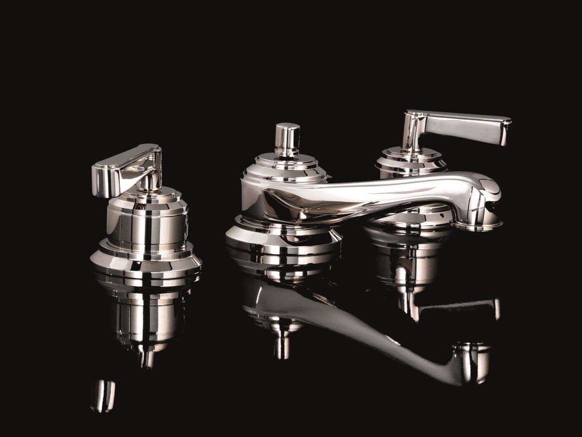 MANHATTAN 3 hole countertop washbasin mixer By Devon&Devon