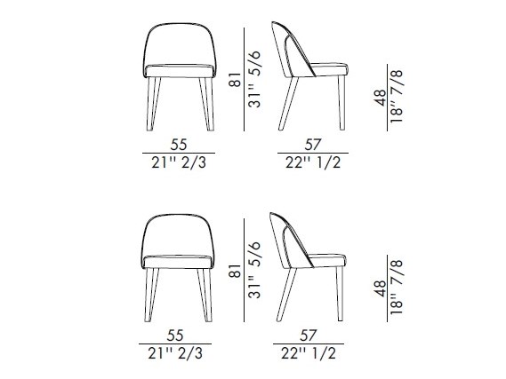 MANTA | Leather chair By EFORMA