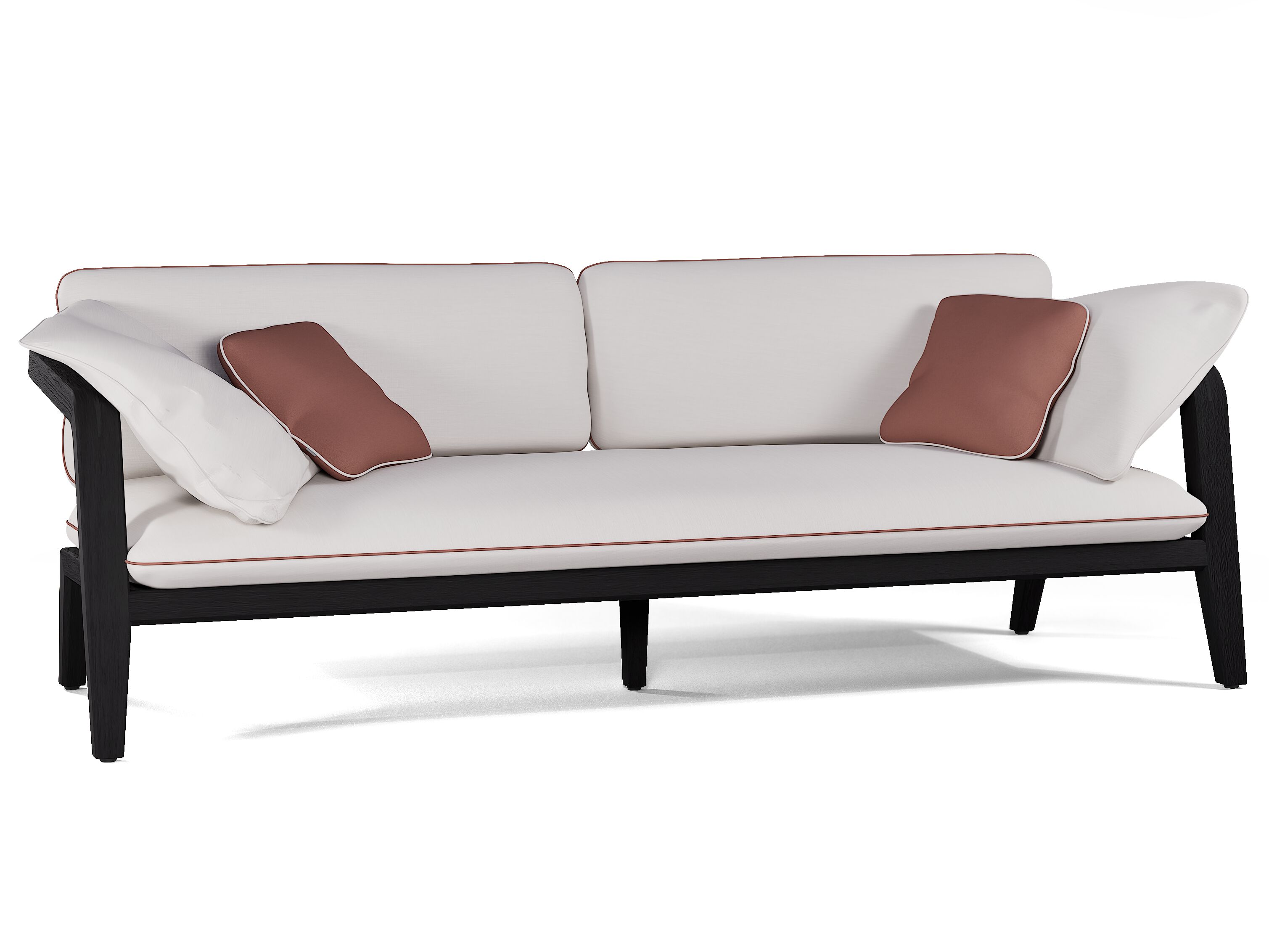 SUNRISE Fabric garden sofa By MANUTTI