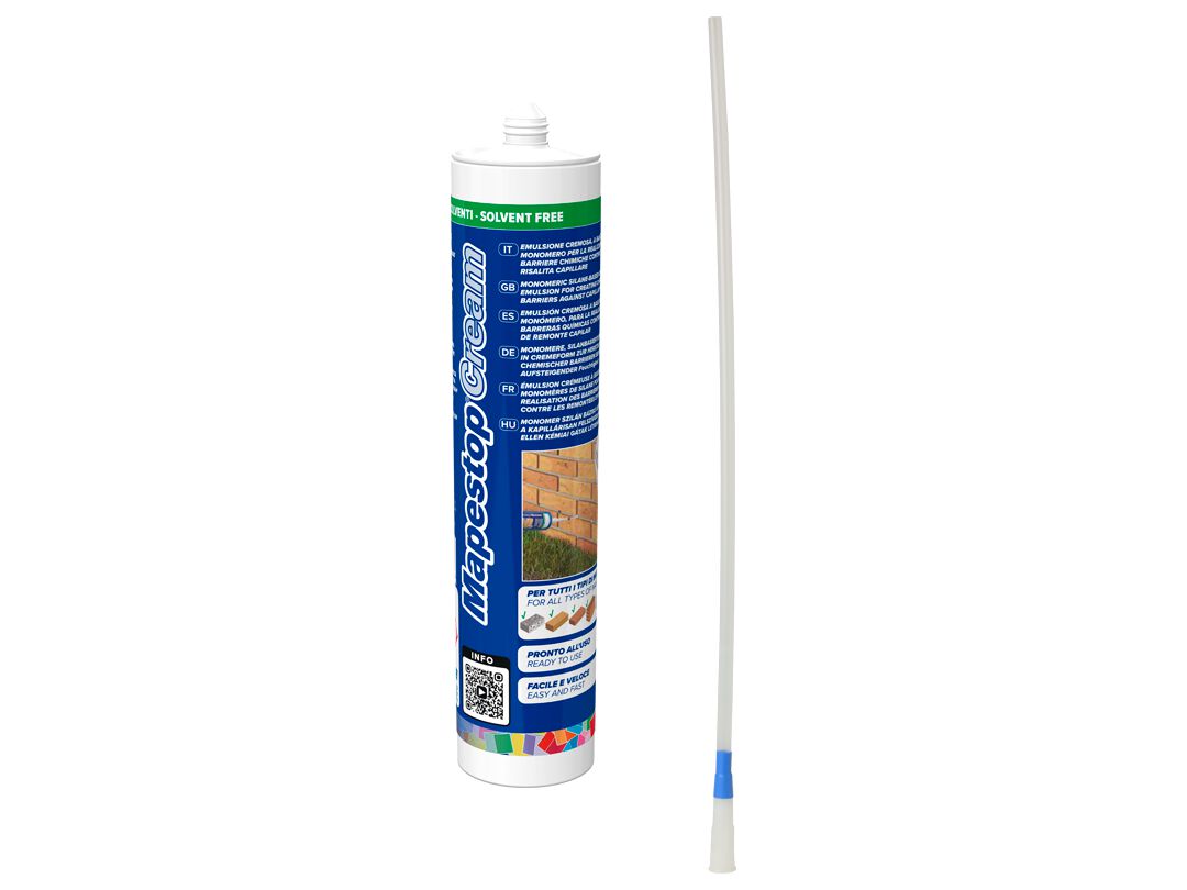 Emulsione cremosa anti-umidità di risalita MAPESTOP CREAM - MAPEI ...