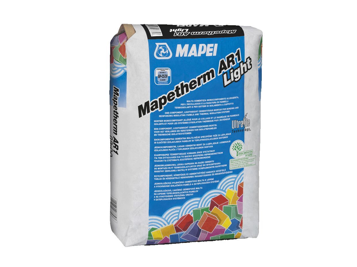 Malta cementizia monocomponente alleggerita MAPETHERM AR1 LIGHT - MAPEI - Edilportale