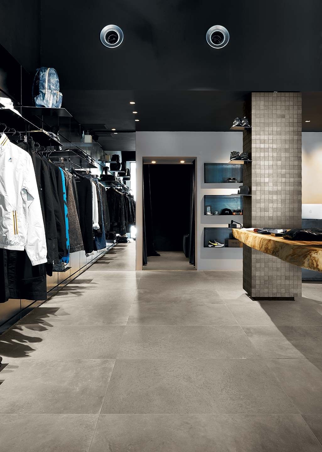 Glazed stoneware wall/floor tiles MAPS OF CERIM By CERIM