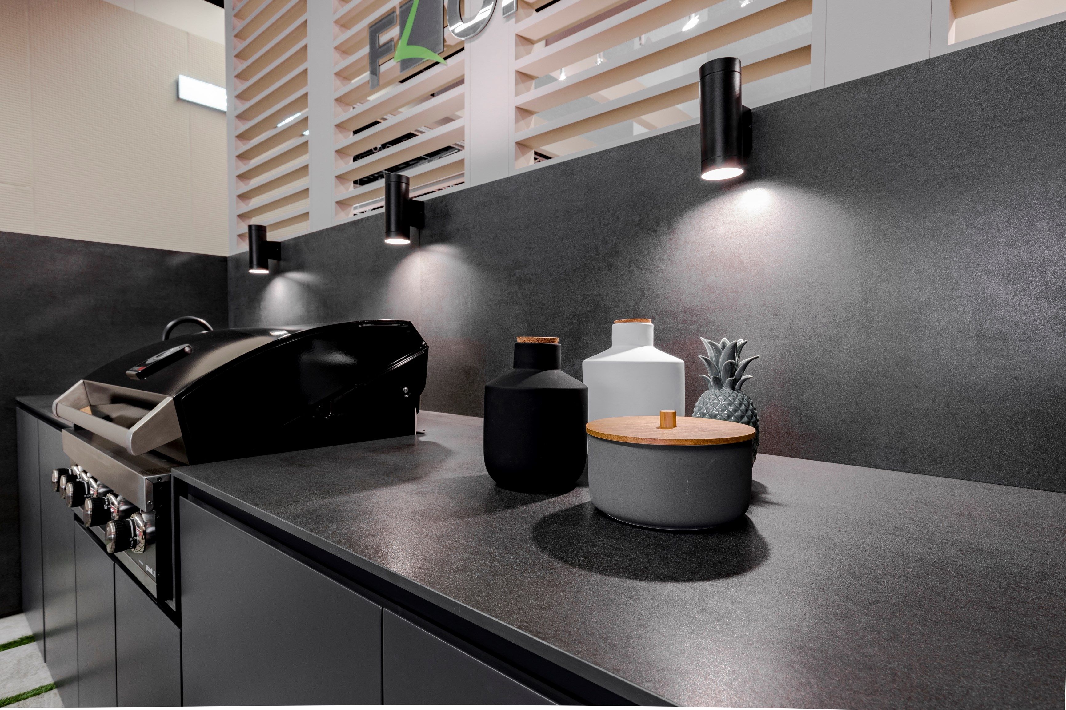 MARBLE Porcelain stoneware kitchen worktop By FLORIM stone