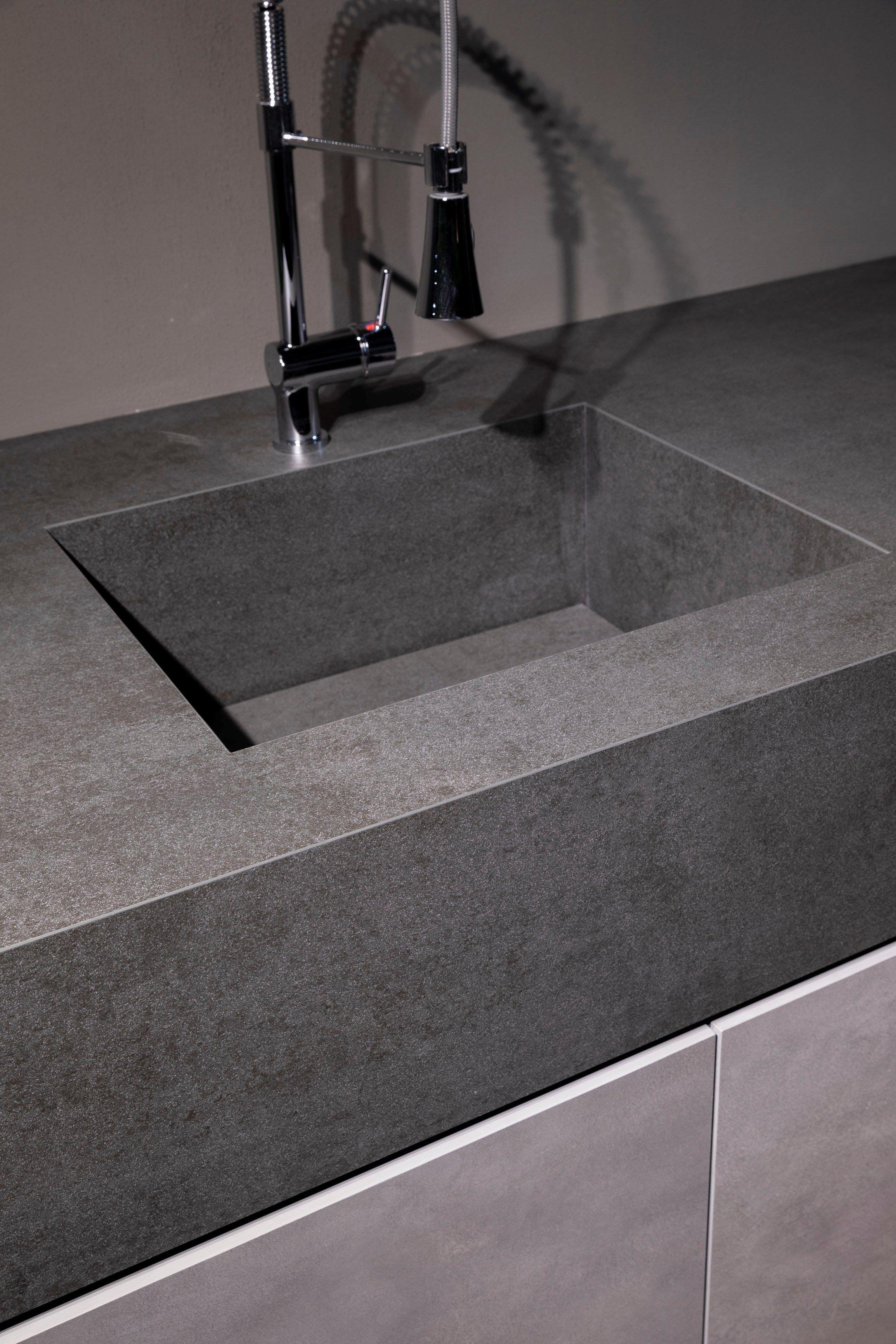 MARBLE Porcelain stoneware kitchen worktop By FLORIM stone