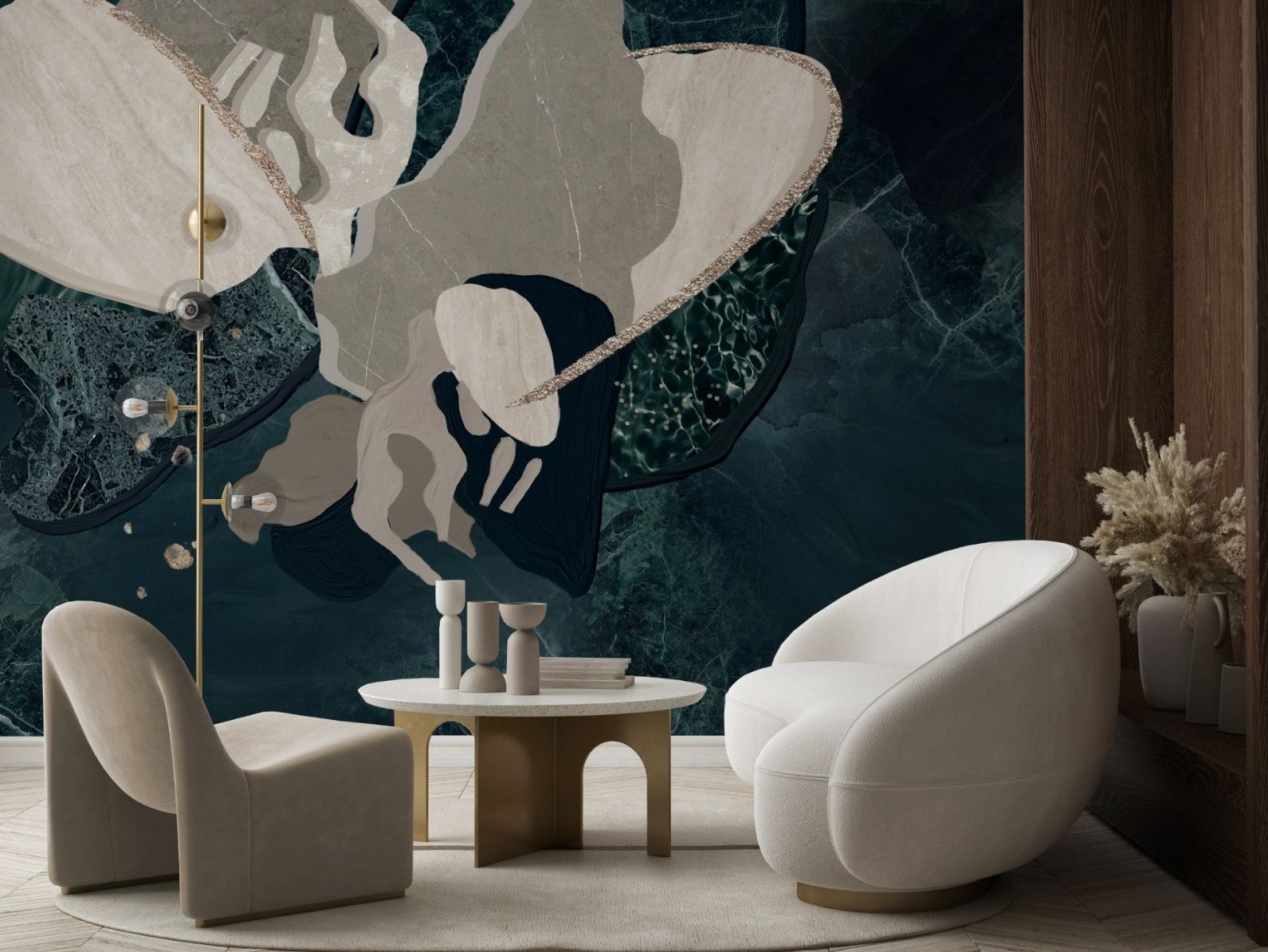 MARBLE FLOWER 壁纸 By Studijo | design Josipa Maras