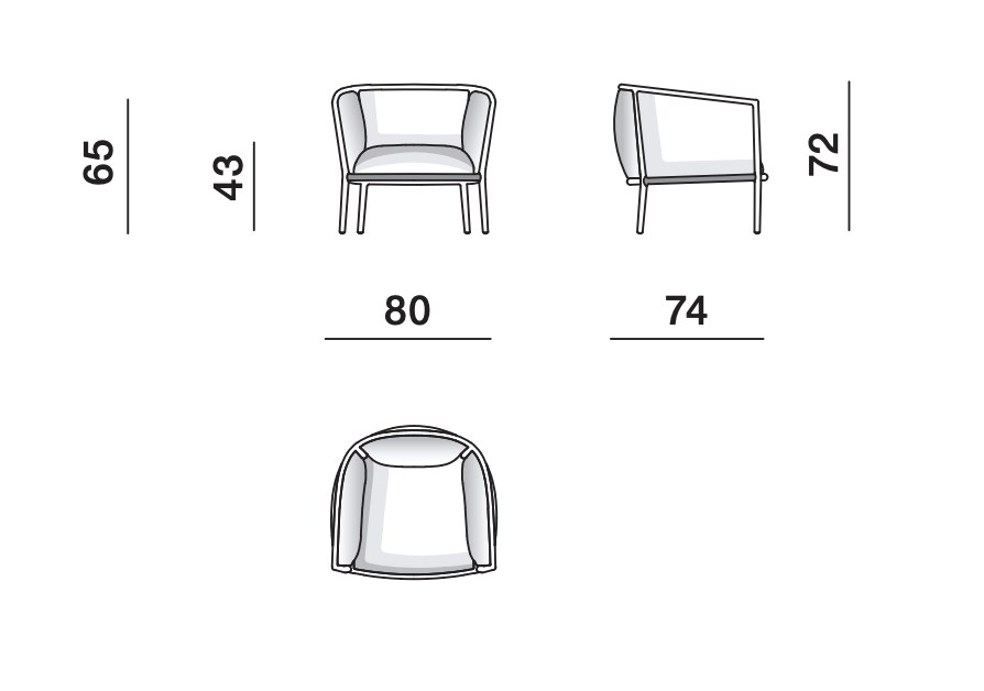MARGOU Armchair By Molteni & C. | design Vincent Van Duysen