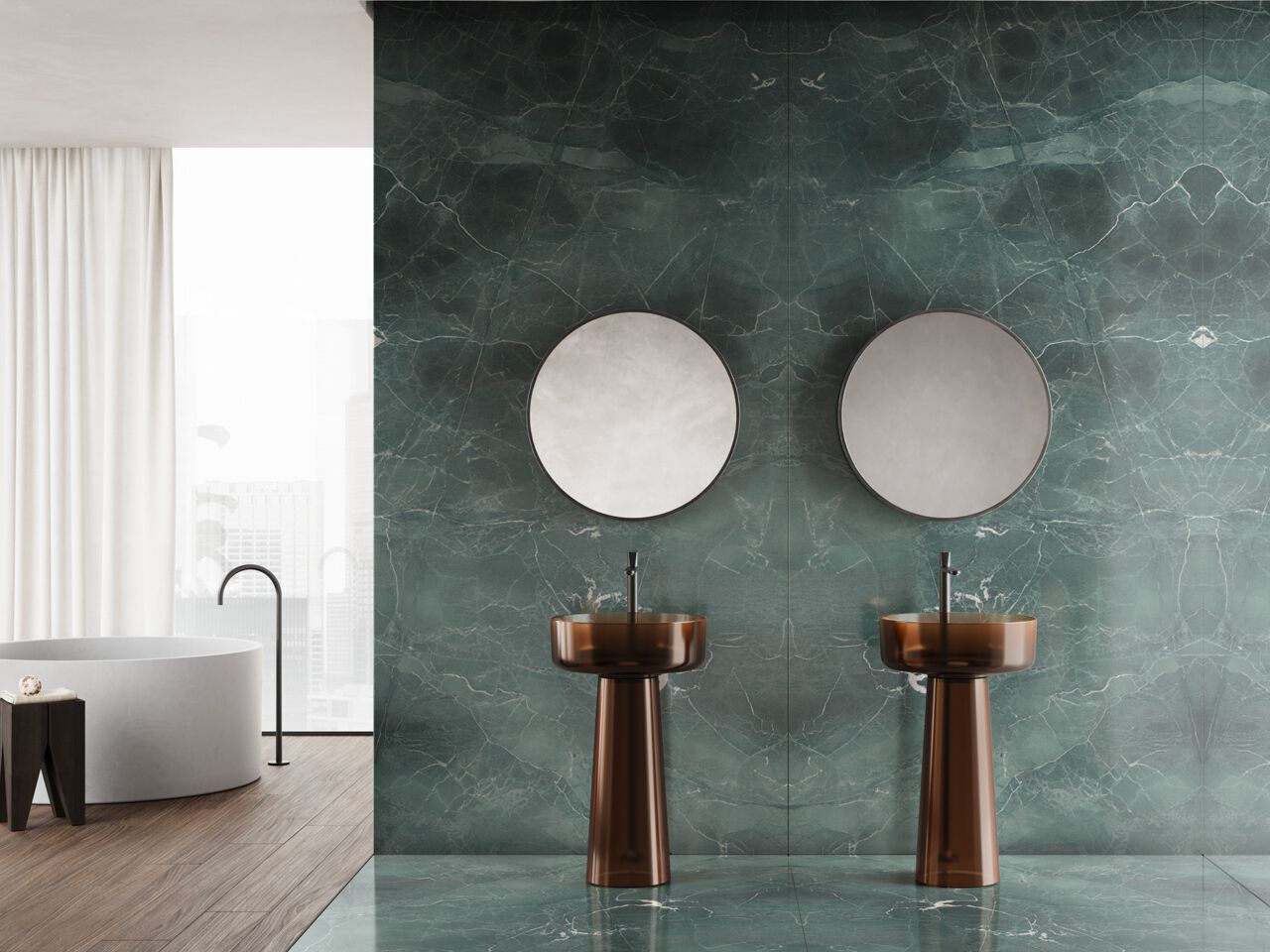 GREEN ALGAE Wall tiles By MARGRAF