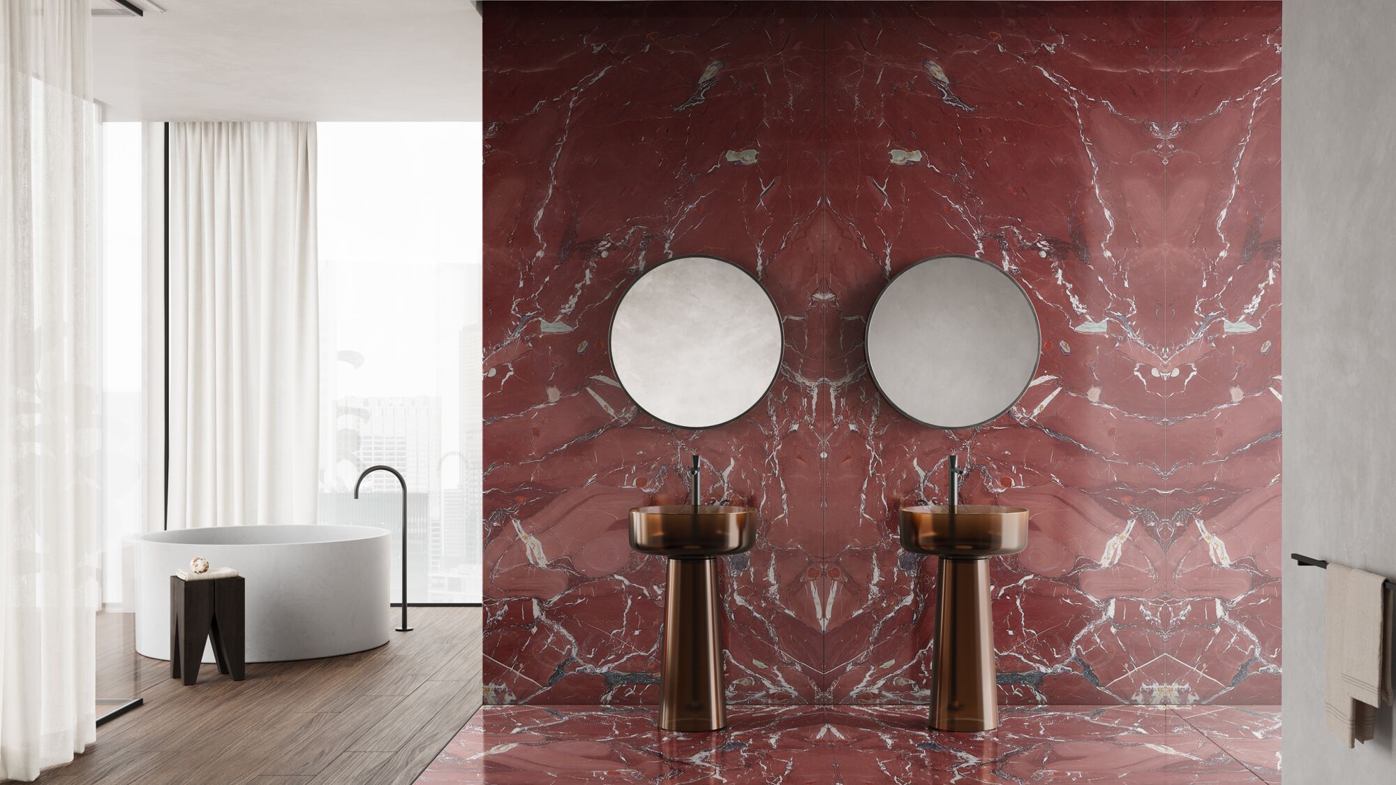 ROSSO CARDINALE Marble wall tiles By MARGRAF