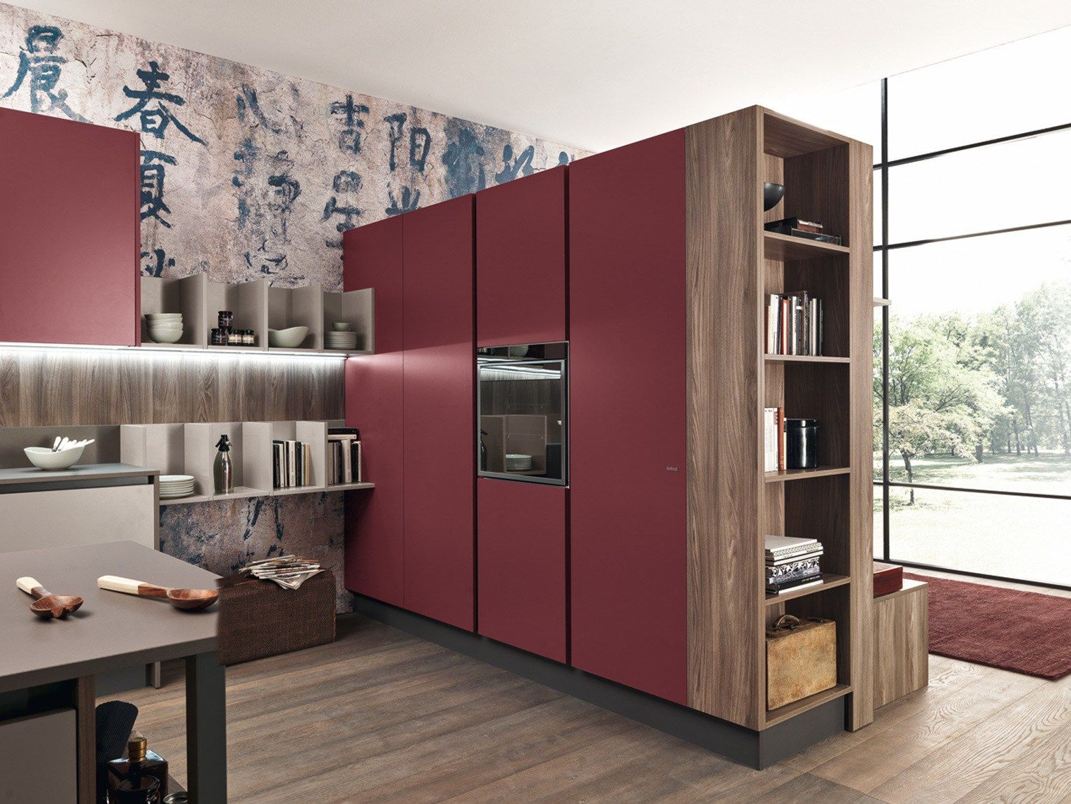 MARINA 3.0 | Fenix-NTM® kitchen By Febal Casa design Alfredo Zengiaro