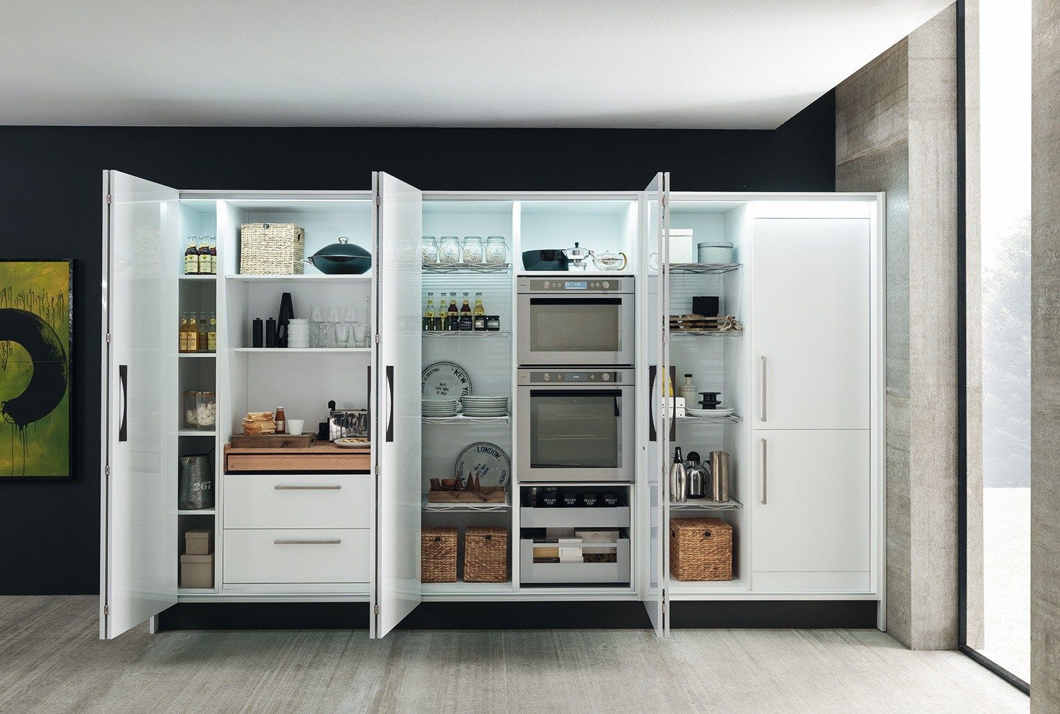 MARINA LINE 3.0 / 02 Cocina integral de Fenix-NTM® con península By ...