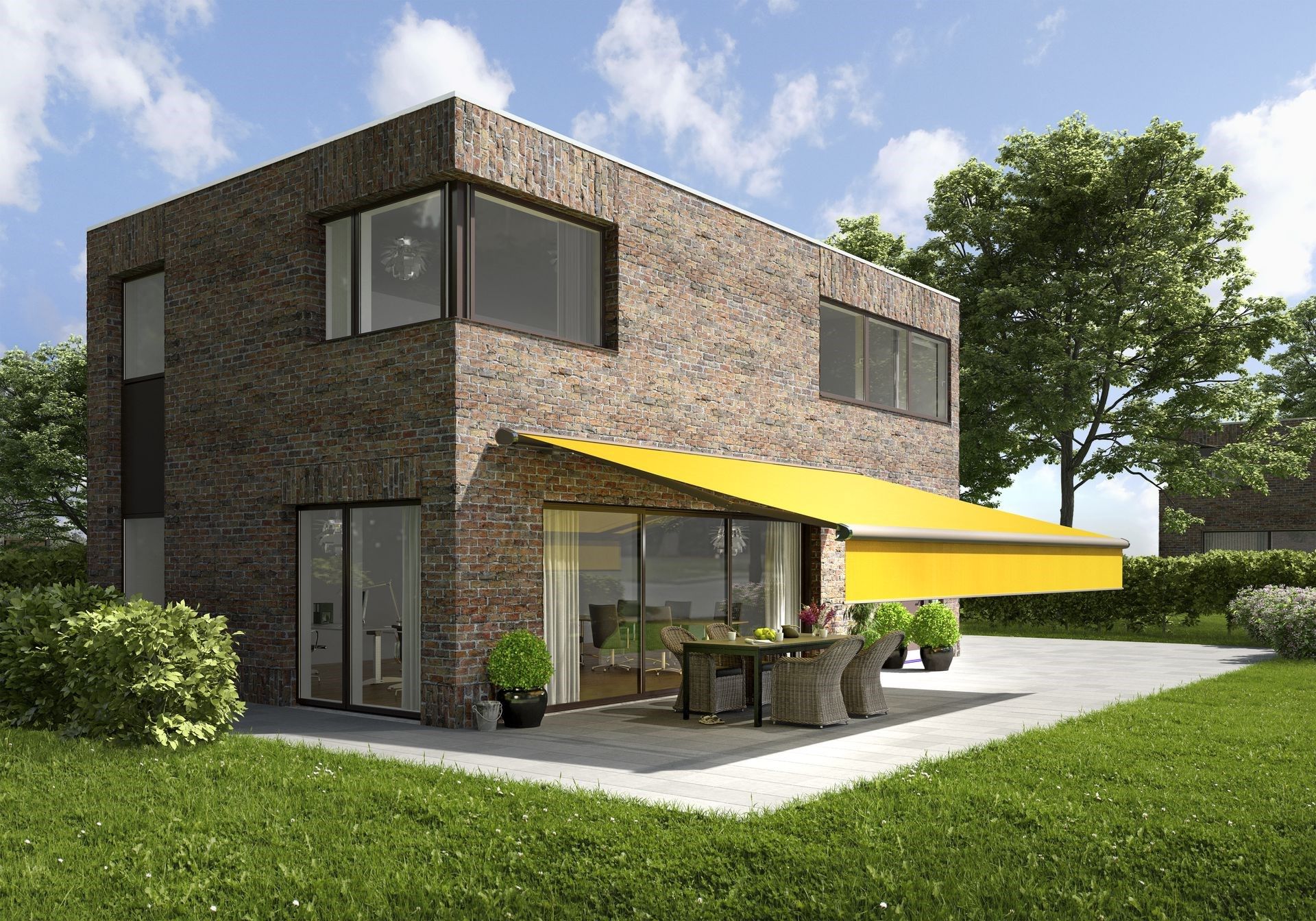 Box Folding arm awning MARKILUX 6000 By markilux